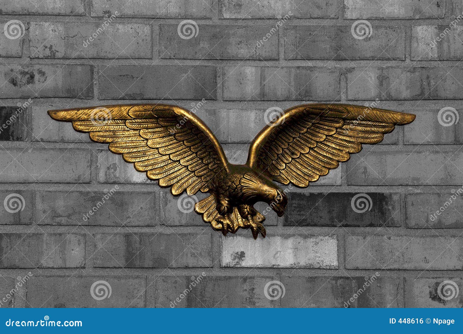 Eagle II stock photo. Image of states, raptor, eagle, brick - 448616