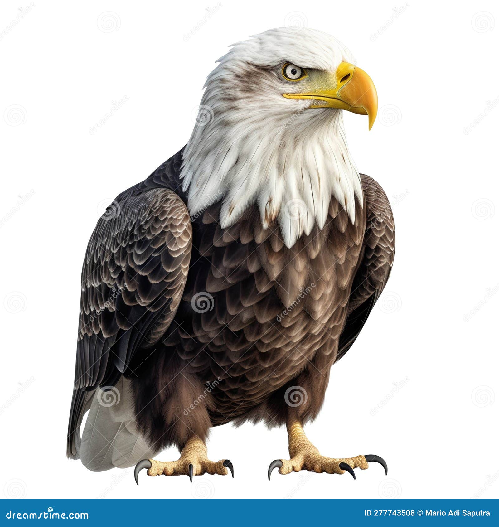 Eagle Isolated on White Transparent Background Stock Photo - Image of ...
