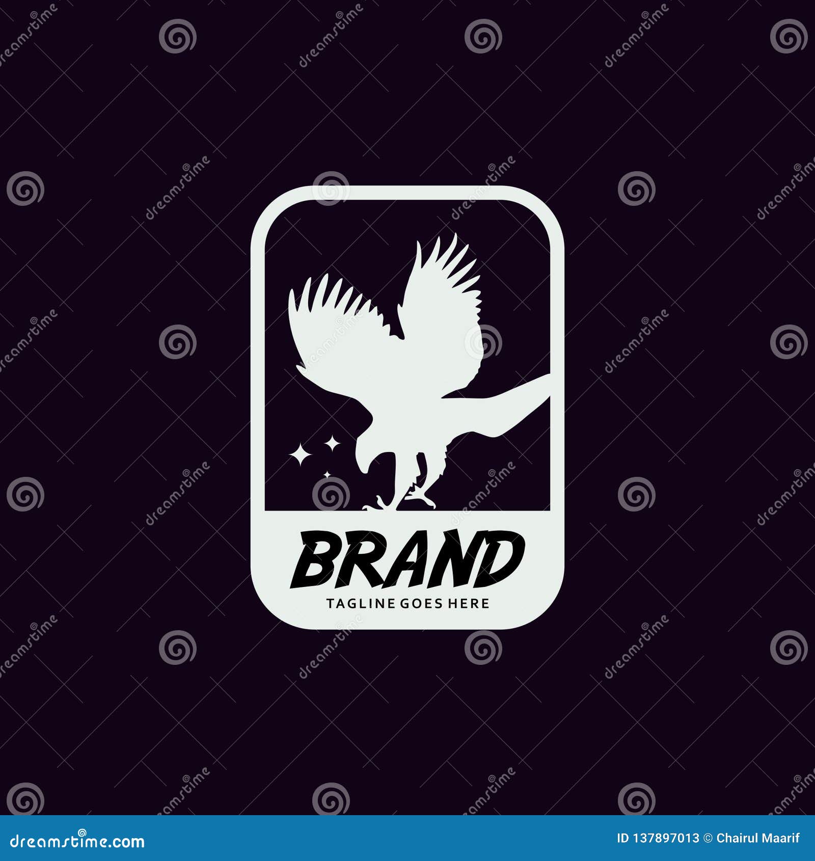 Eagle Label Logo Design Template. Design Elements for Logo, Label ...