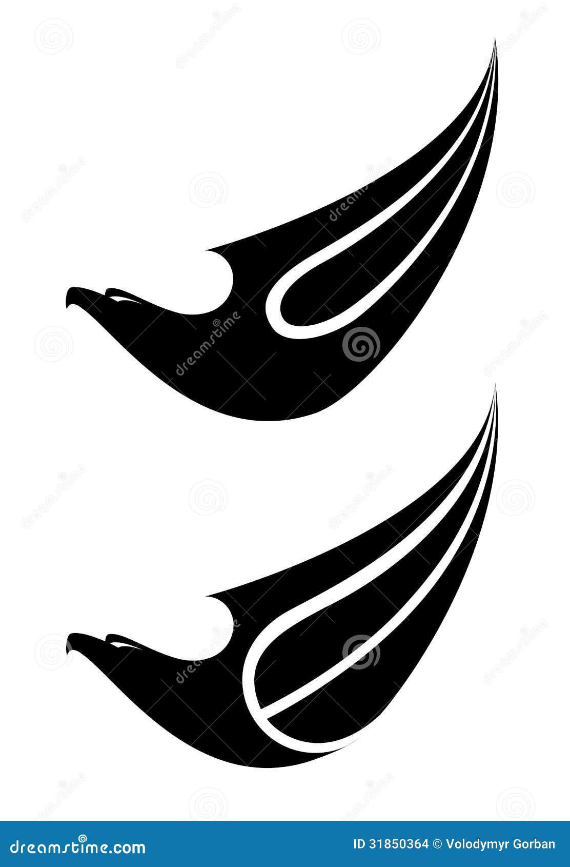Eagle label set stock vector. Illustration of falcon - 31850364