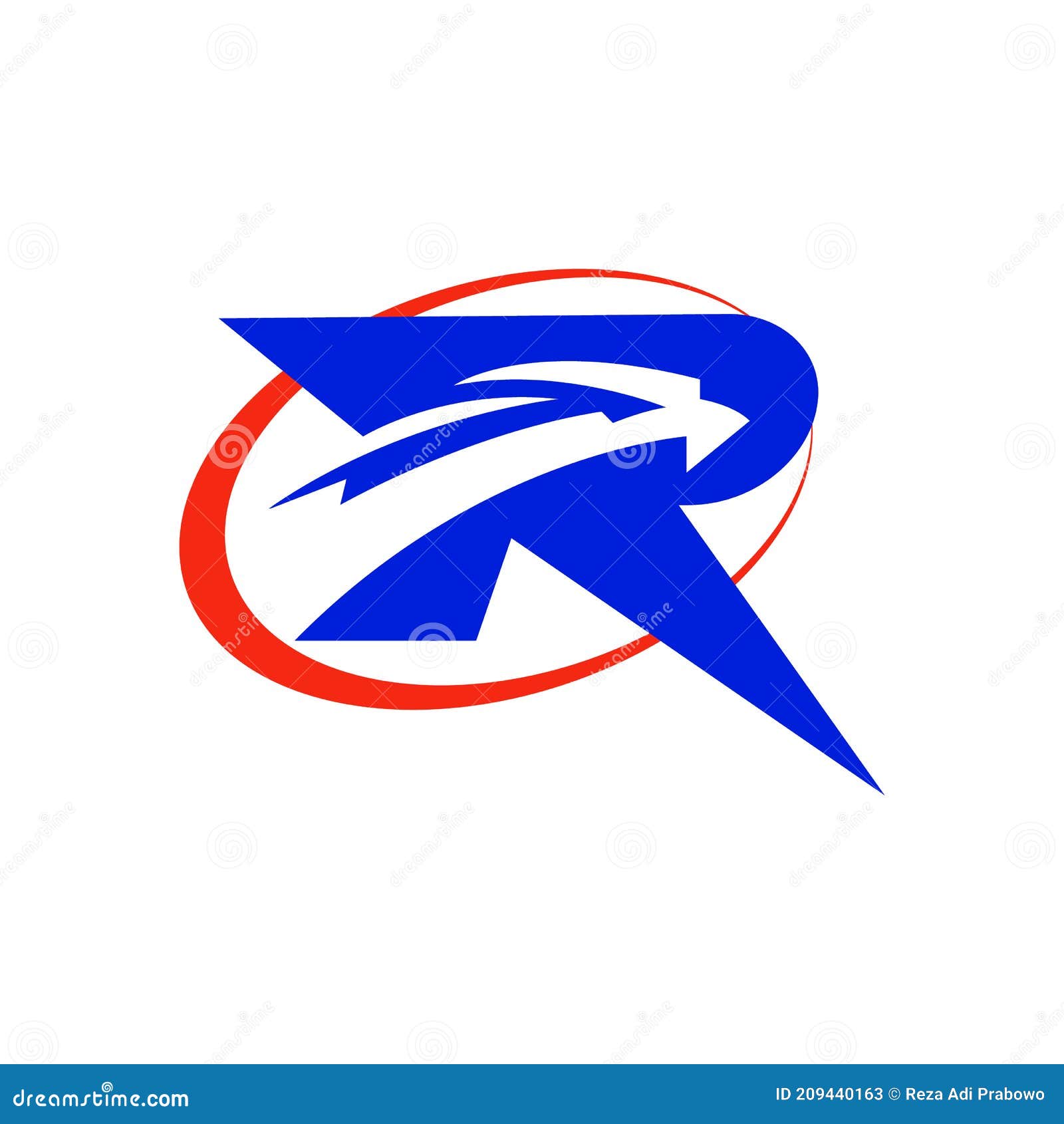 Eagle and the Letter R Logo Design Vector Stock Vector - Illustration ...