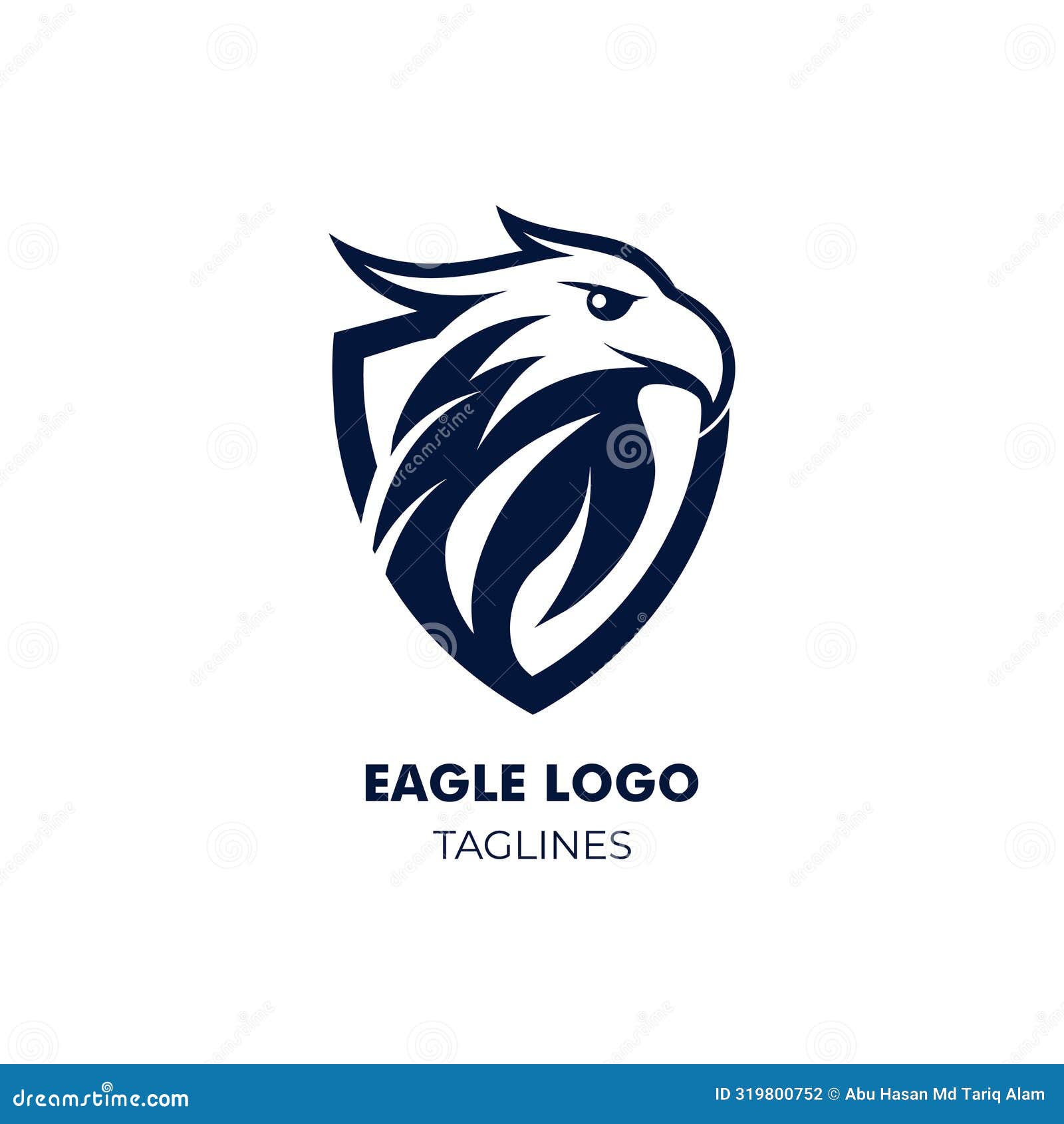 An Eagle Emblem Logo for Business or Company Stock Vector ...