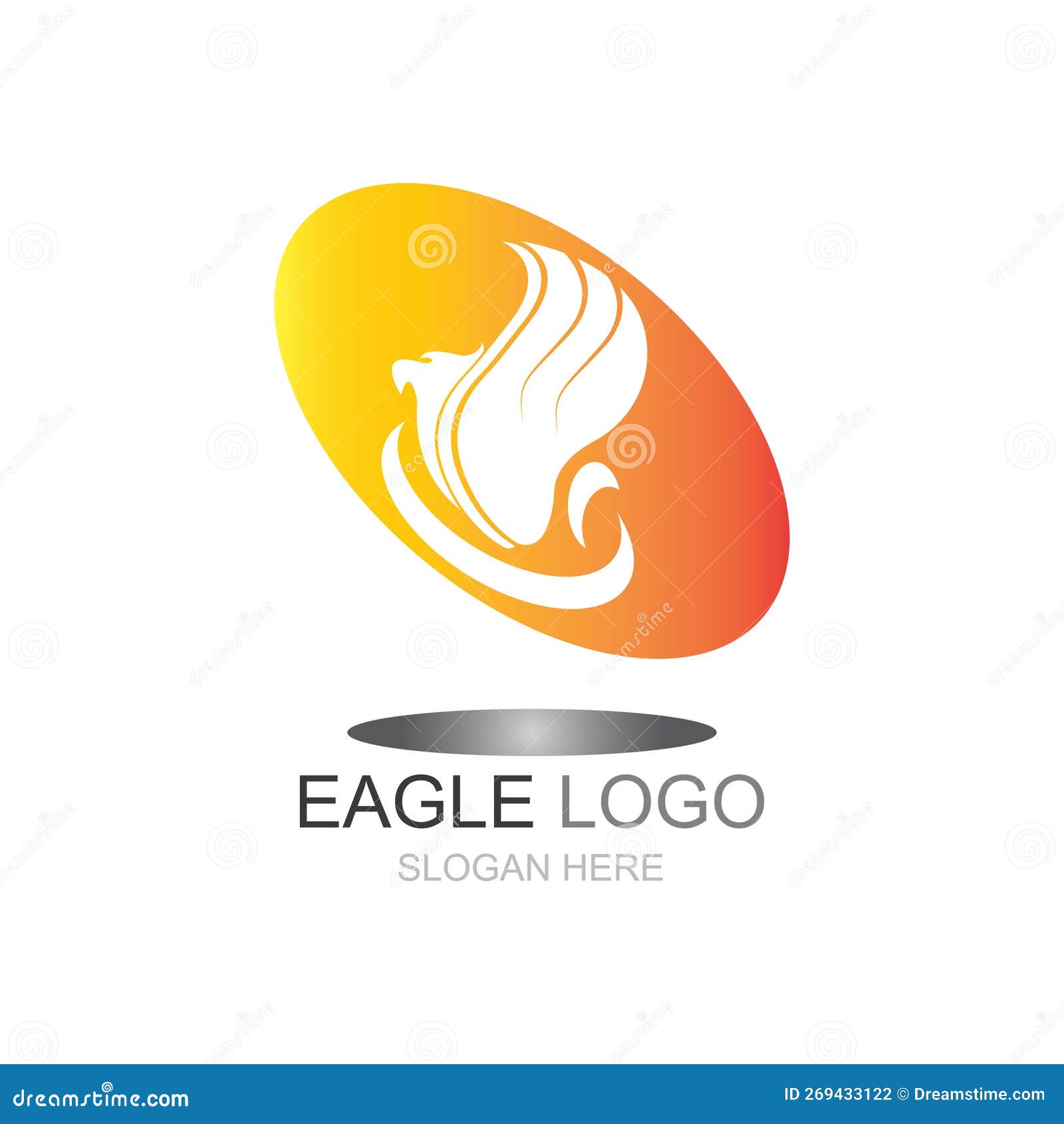 Eagle Logo Design. Fly Eagle Logo Design Vector Inspiration Stock Photo ...