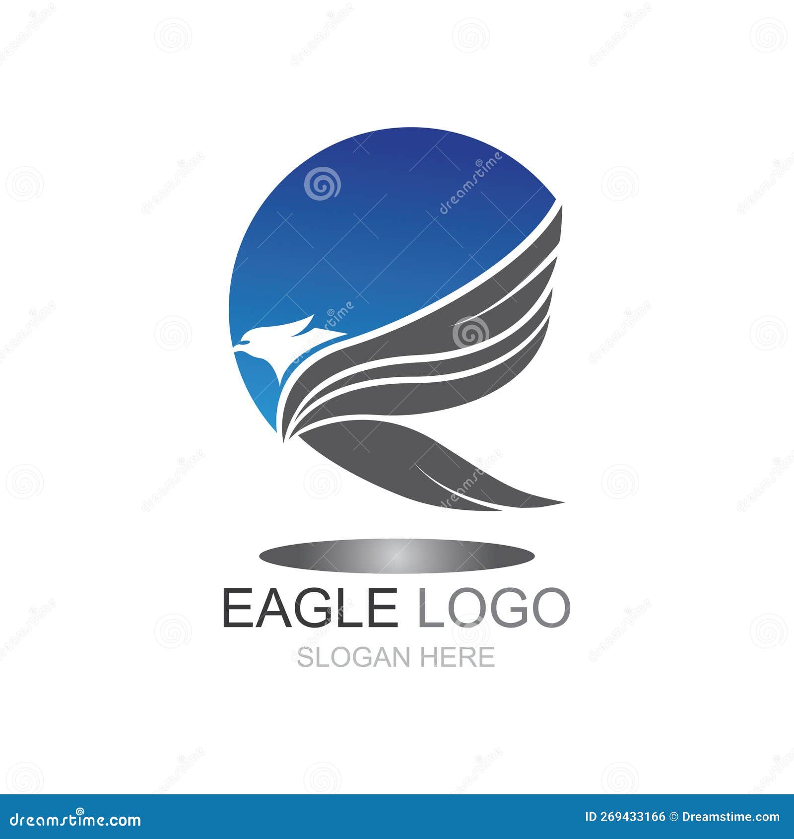 Eagle Logo Design. Fly Eagle Logo Design Vector Inspiration Stock ...