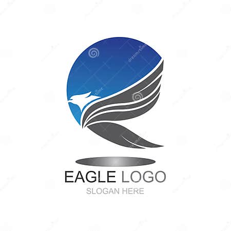 Eagle Logo Design. Fly Eagle Logo Design Vector Inspiration Stock ...