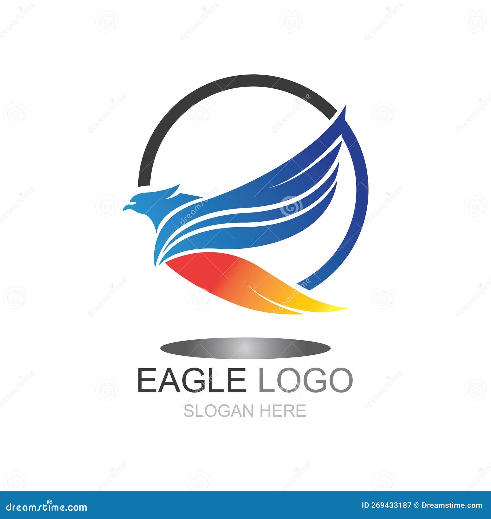 Eagle Logo Design. Fly Eagle Logo Design Vector Inspiration Stock ...