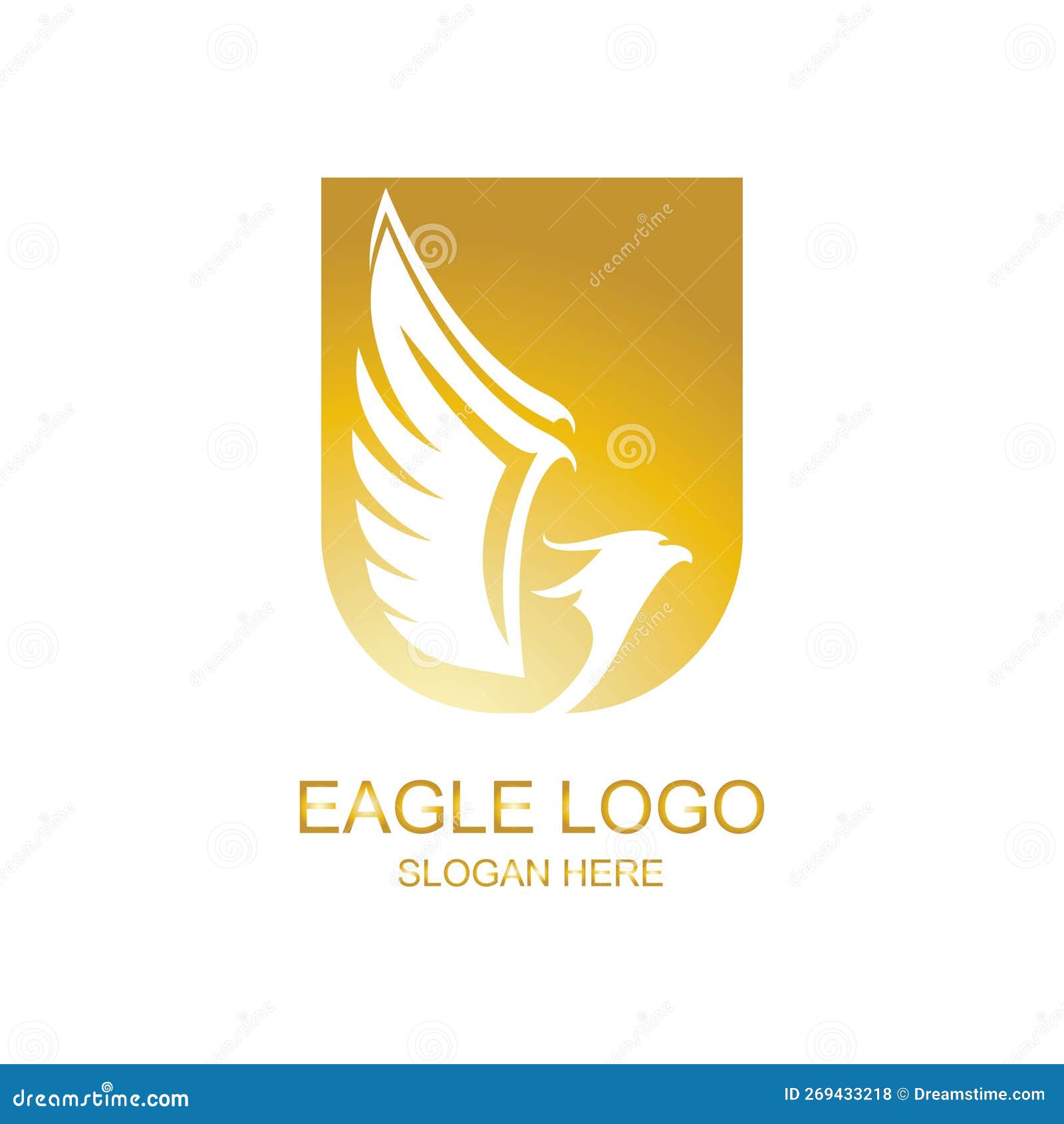 Eagle Logo Design. Fly Eagle Logo Design Vector Inspiration Stock ...