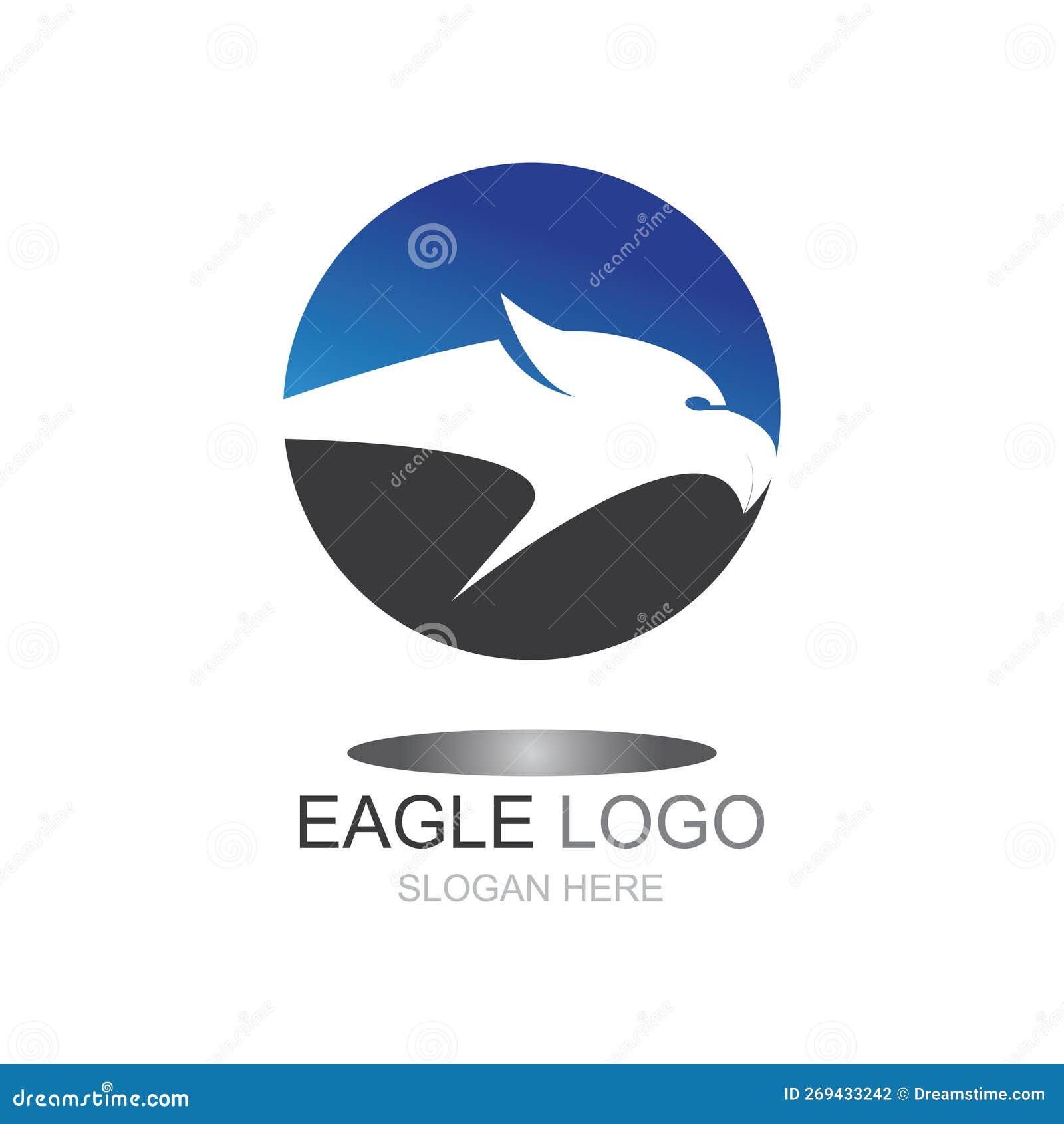 Eagle Logo Design. Fly Eagle Logo Design Vector Inspiration Stock ...
