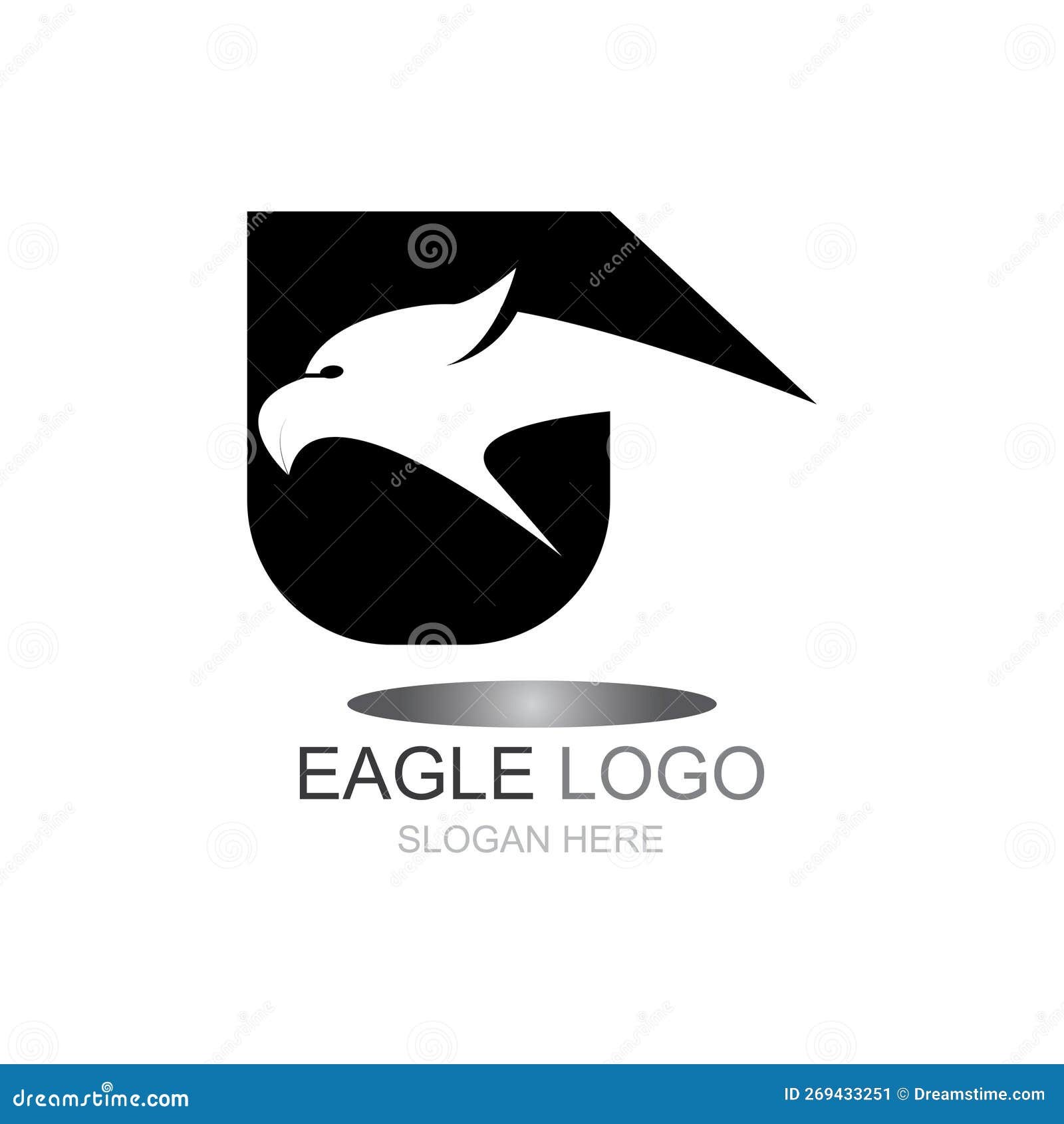 Eagle Logo Design. Fly Eagle Logo Design Vector Inspiration Stock ...