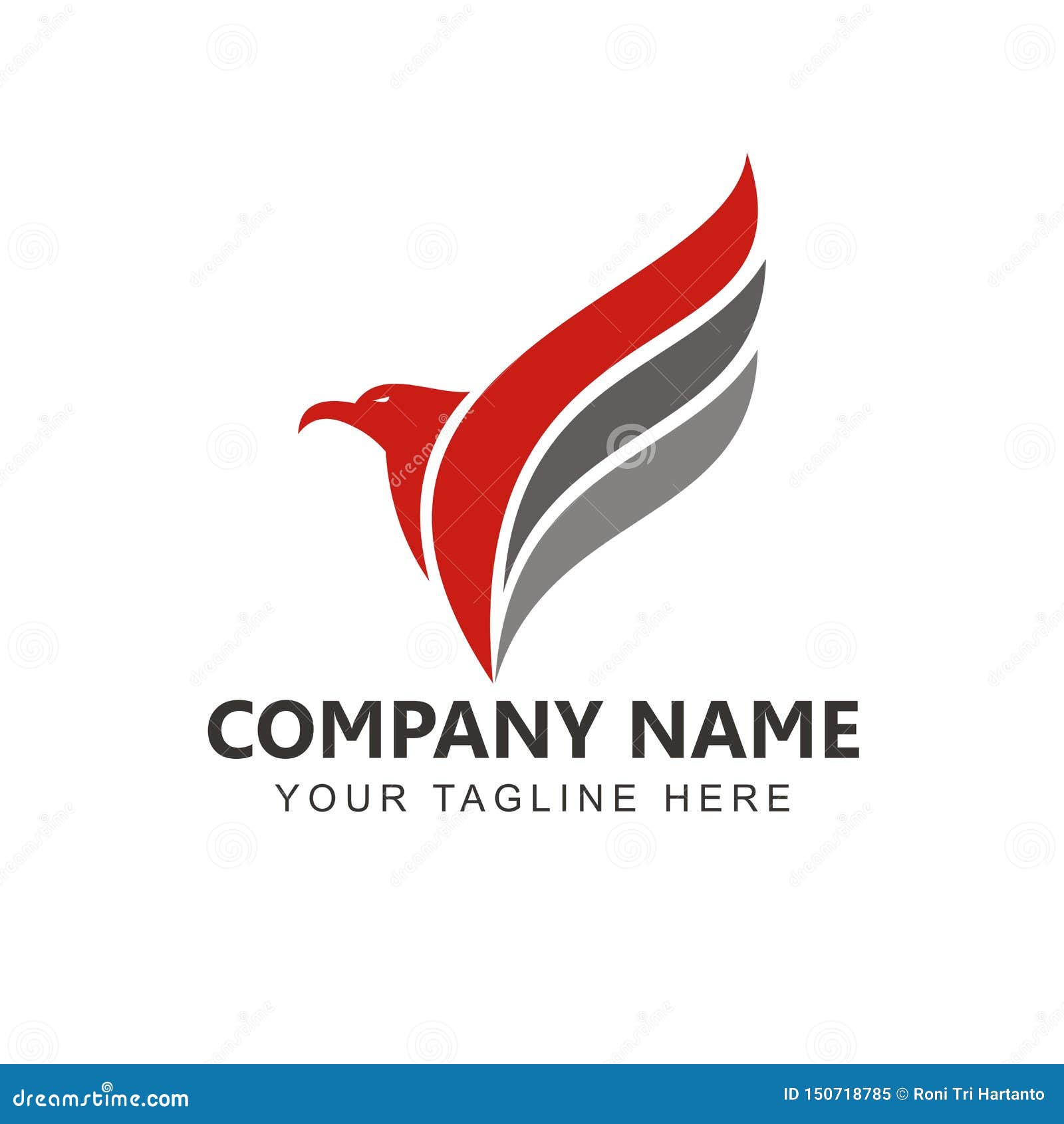 Eagle Logo Design Inspiration Modern Template Stock Vector ...