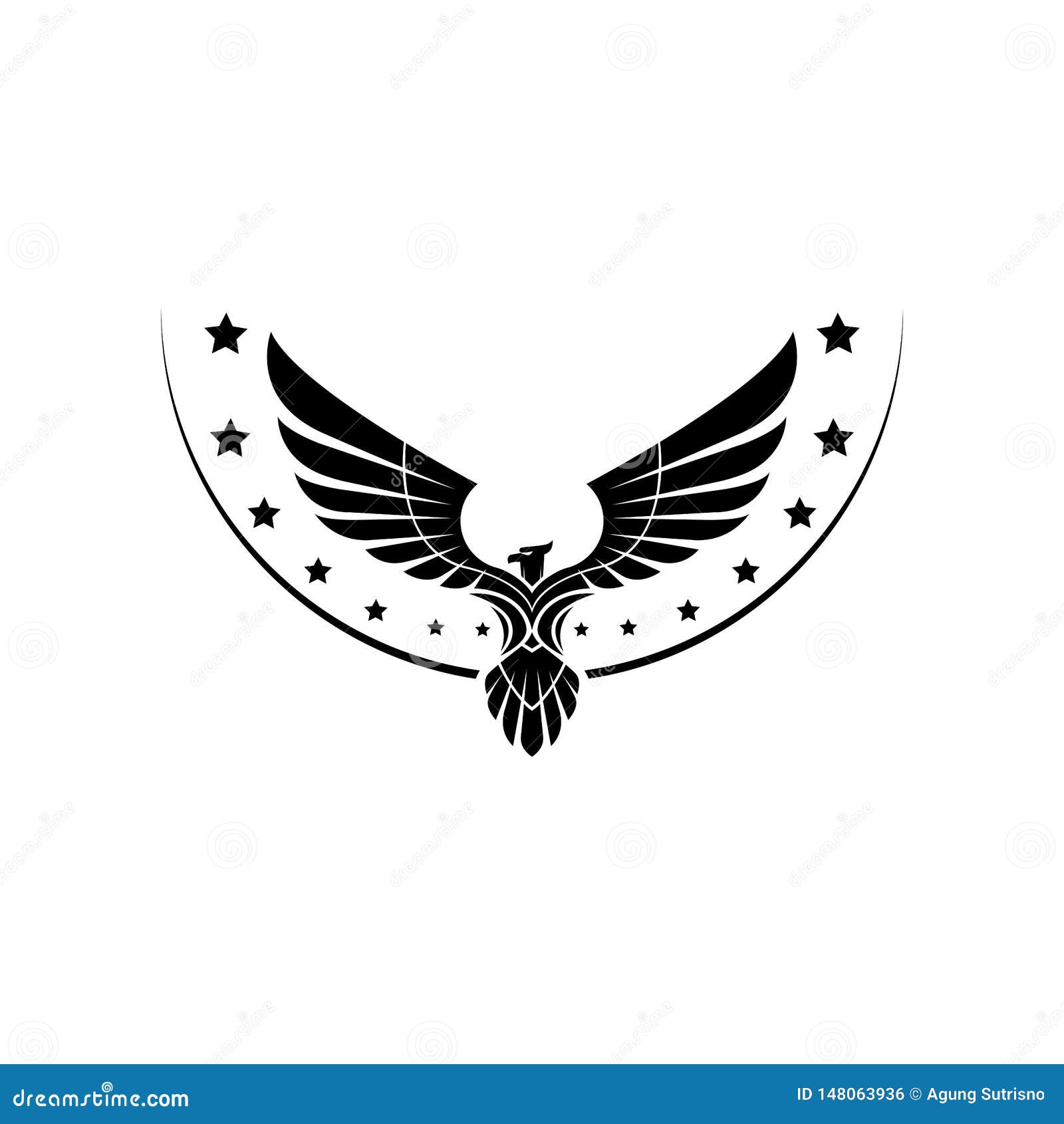 Eagle Logo Design Inspiration Vector Stock Vector - Illustration of ...