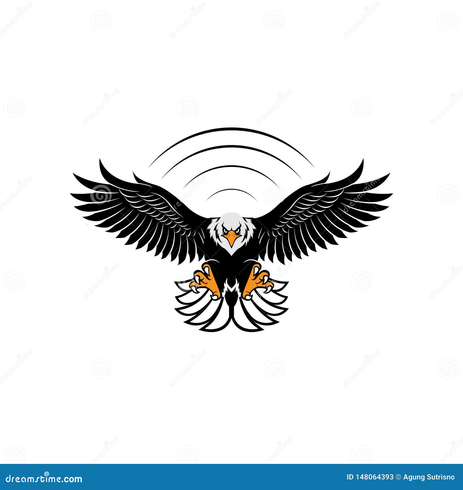 Eagle Logo Design Inspiration Vector Stock Vector - Illustration of ...