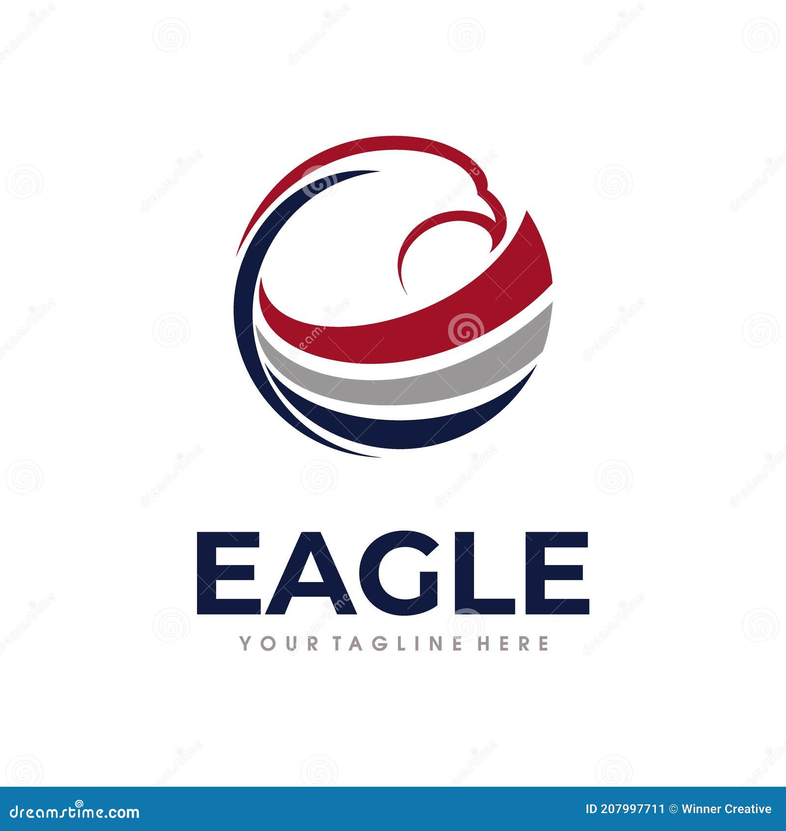 Eagle Photography Logo. Eagle Drone Camera Logo Design Cartoon Vector ...