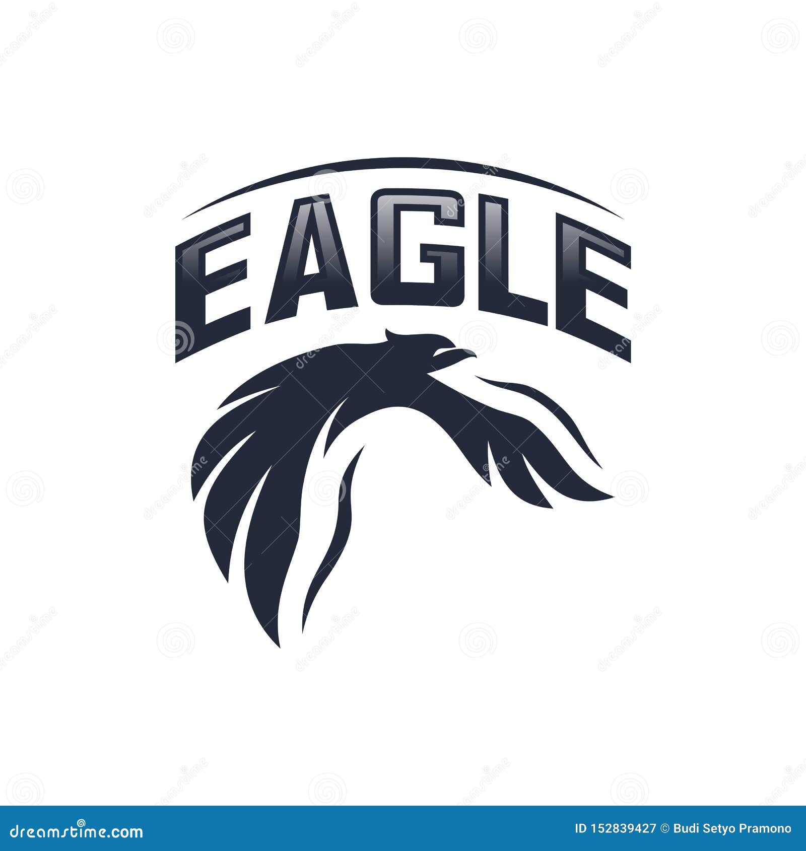 Eagle Logo Design Vector Muster Des Adlerlogos Symbol Vektor Abbildung ...