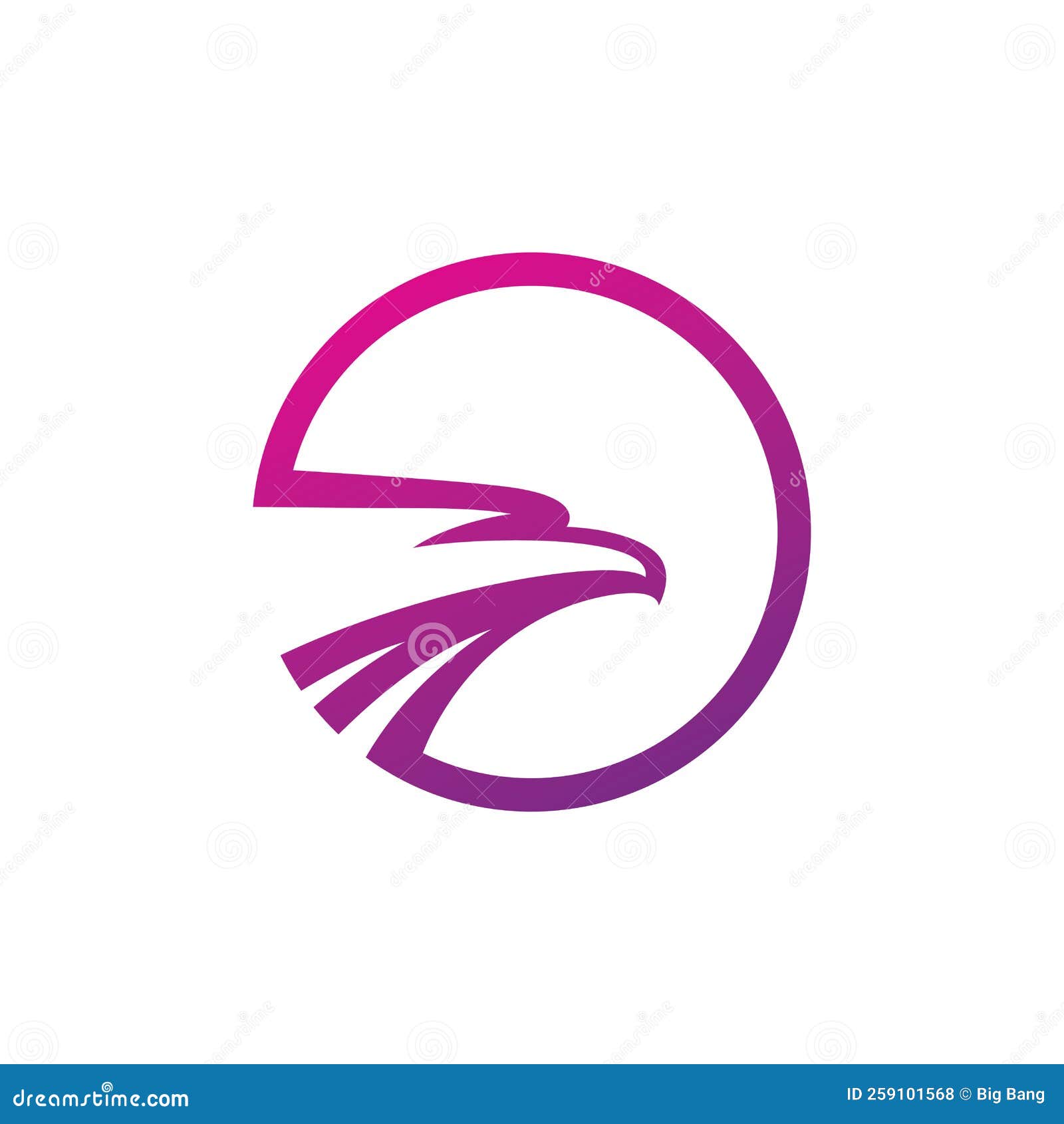 Eagle Logo Icon Design Vector Illustration Stock Vector - Illustration ...