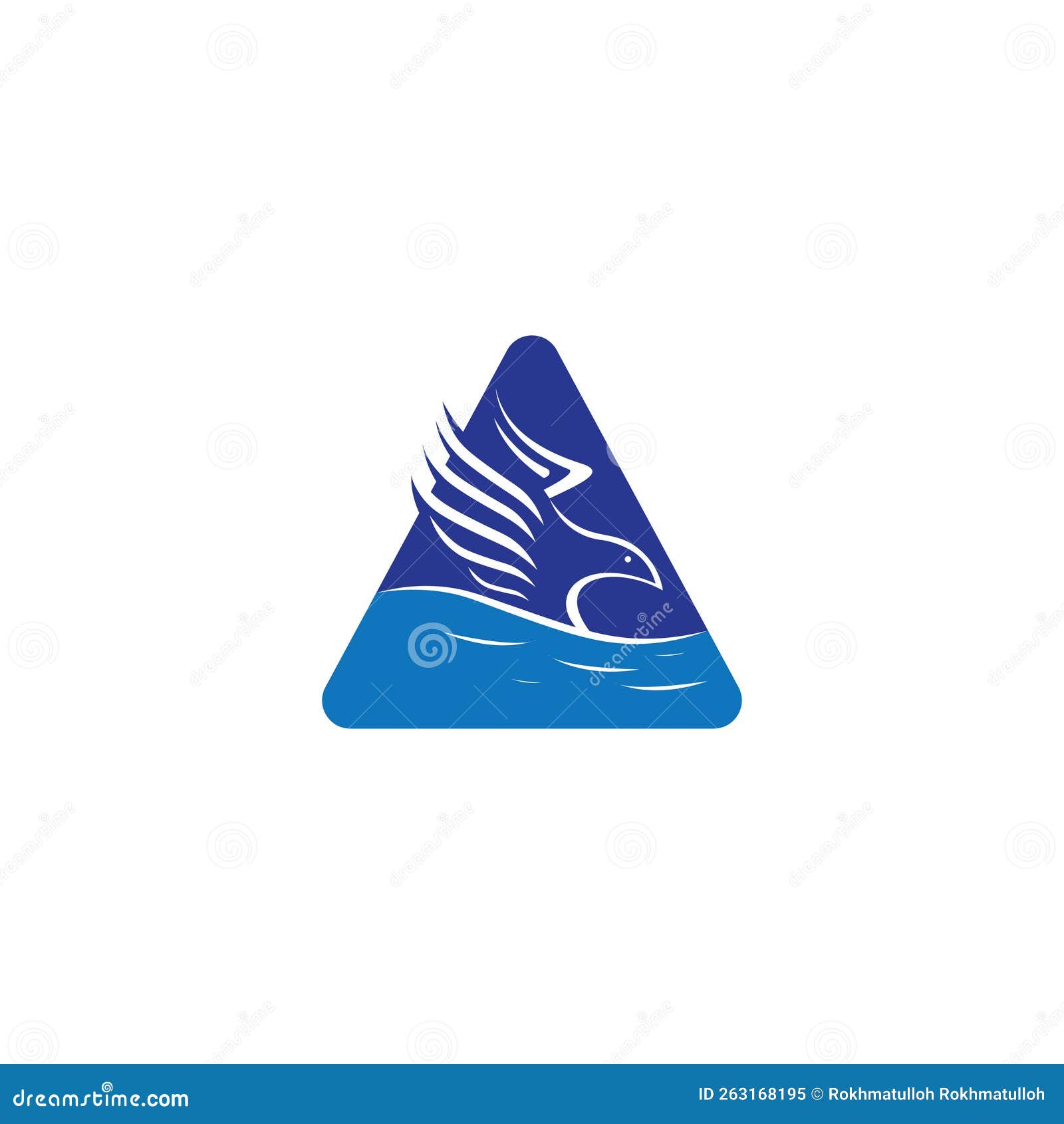Eagle Triangle Logo Cartoon Vector | CartoonDealer.com #231482267