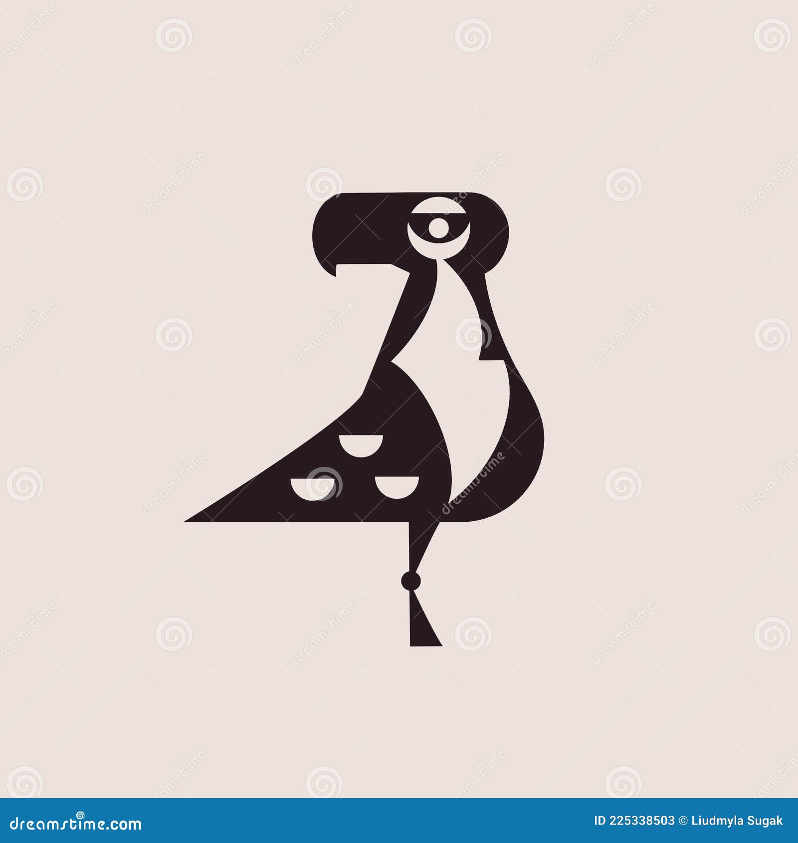 Eagle. Logo. Illustration. stock vector. Illustration of fantasy ...