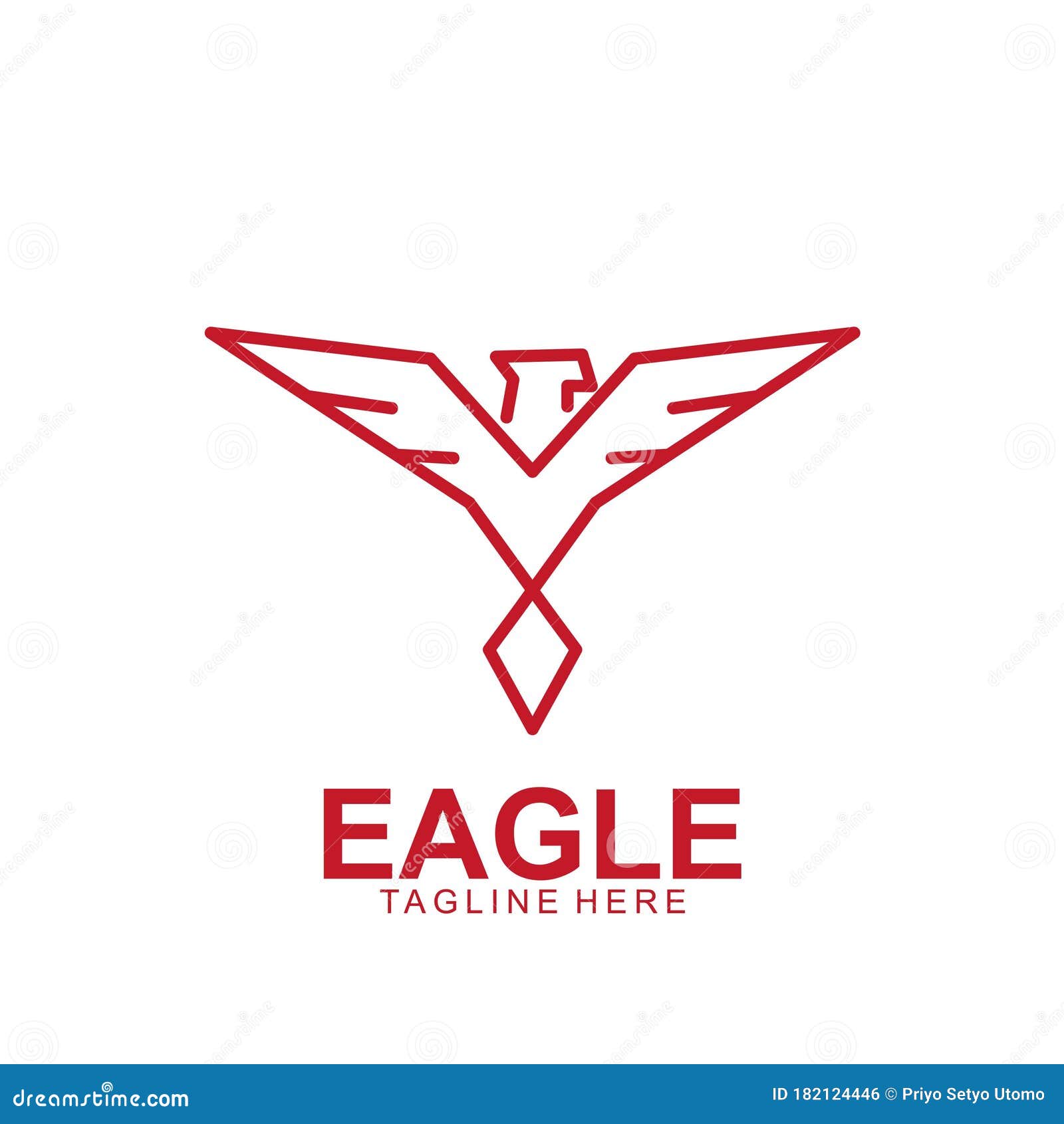 Eagle Logo with Modern Concept Stock Vector - Illustration of brand ...