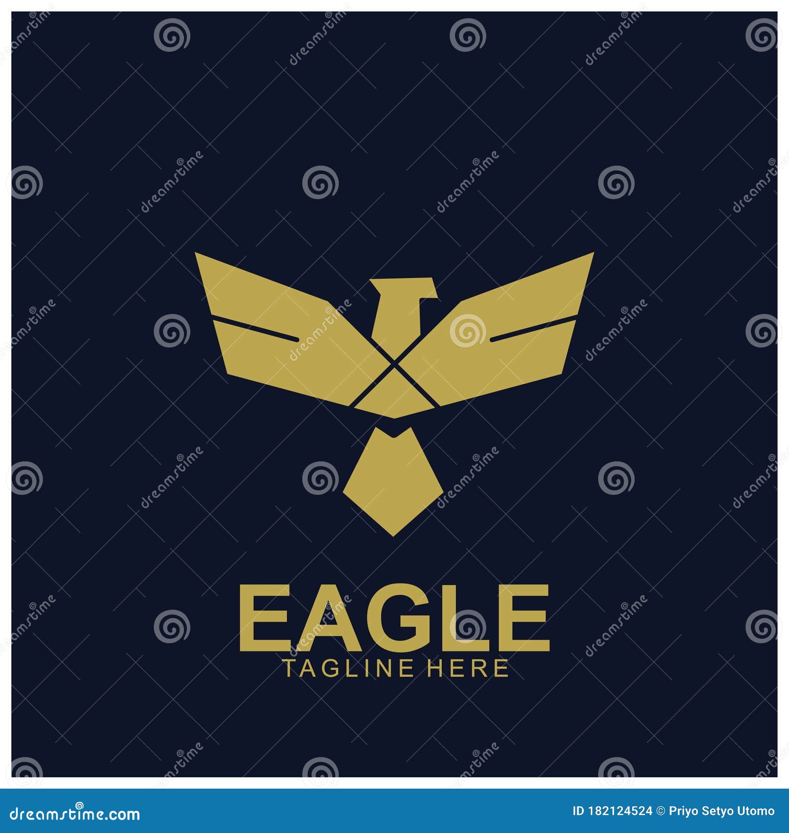 Eagle Logo with Modern Concept Stock Vector - Illustration of creative ...