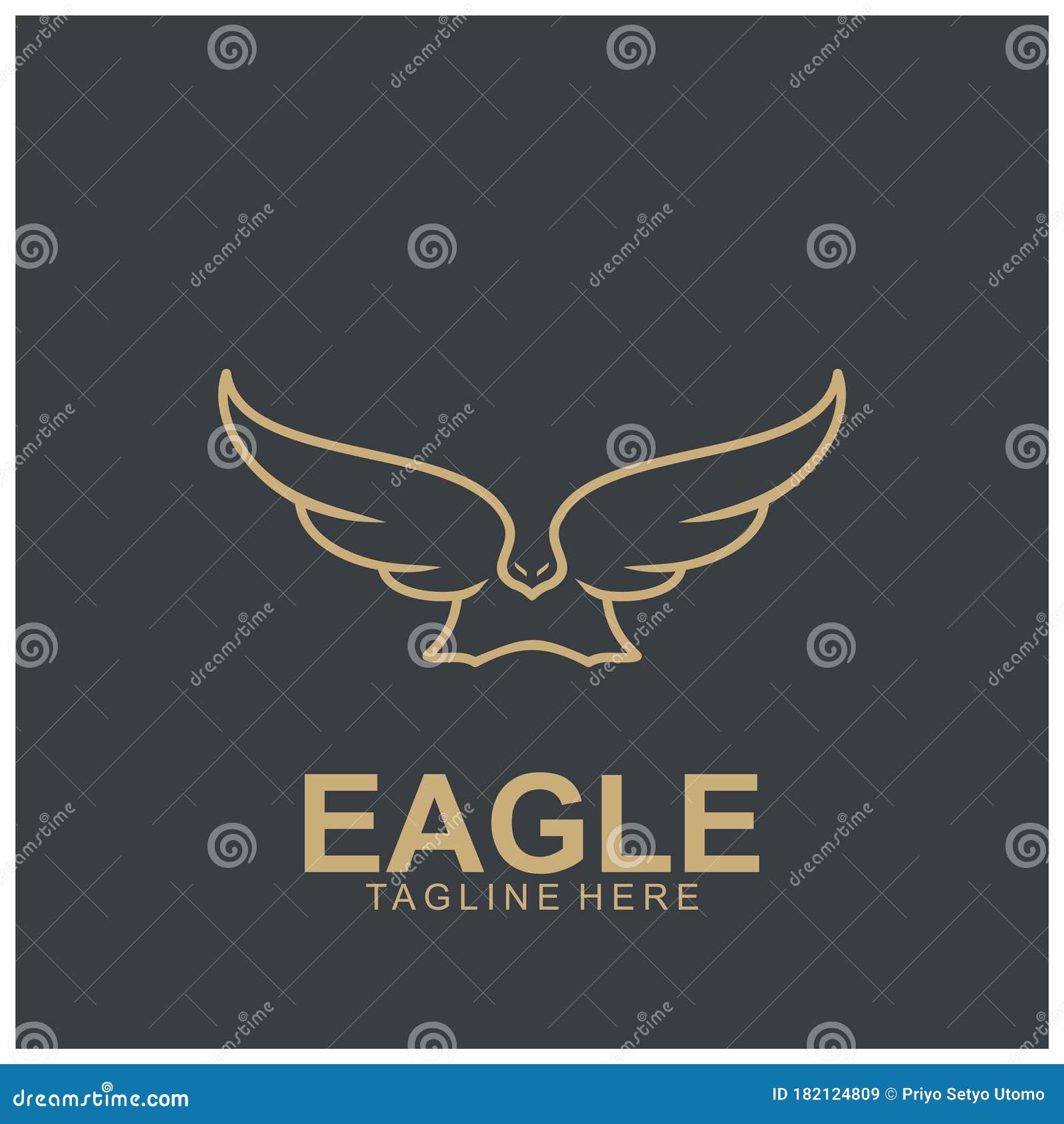 Eagle Logo with Modern Concept Stock Vector - Illustration of falcon ...