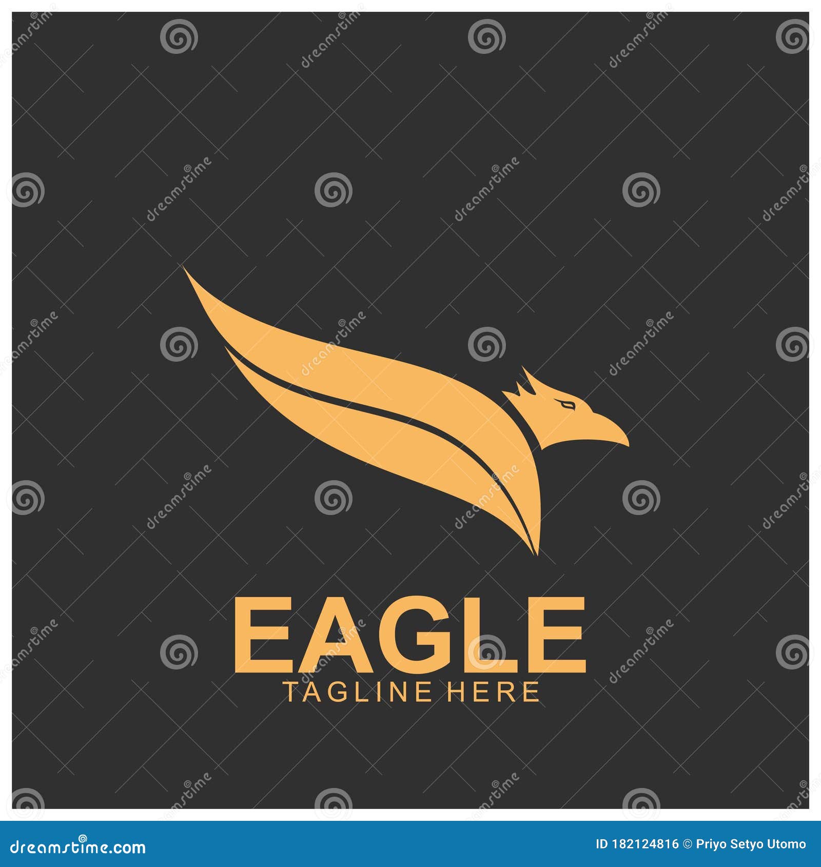 Eagle Logo with Modern Concept Stock Vector - Illustration of label ...