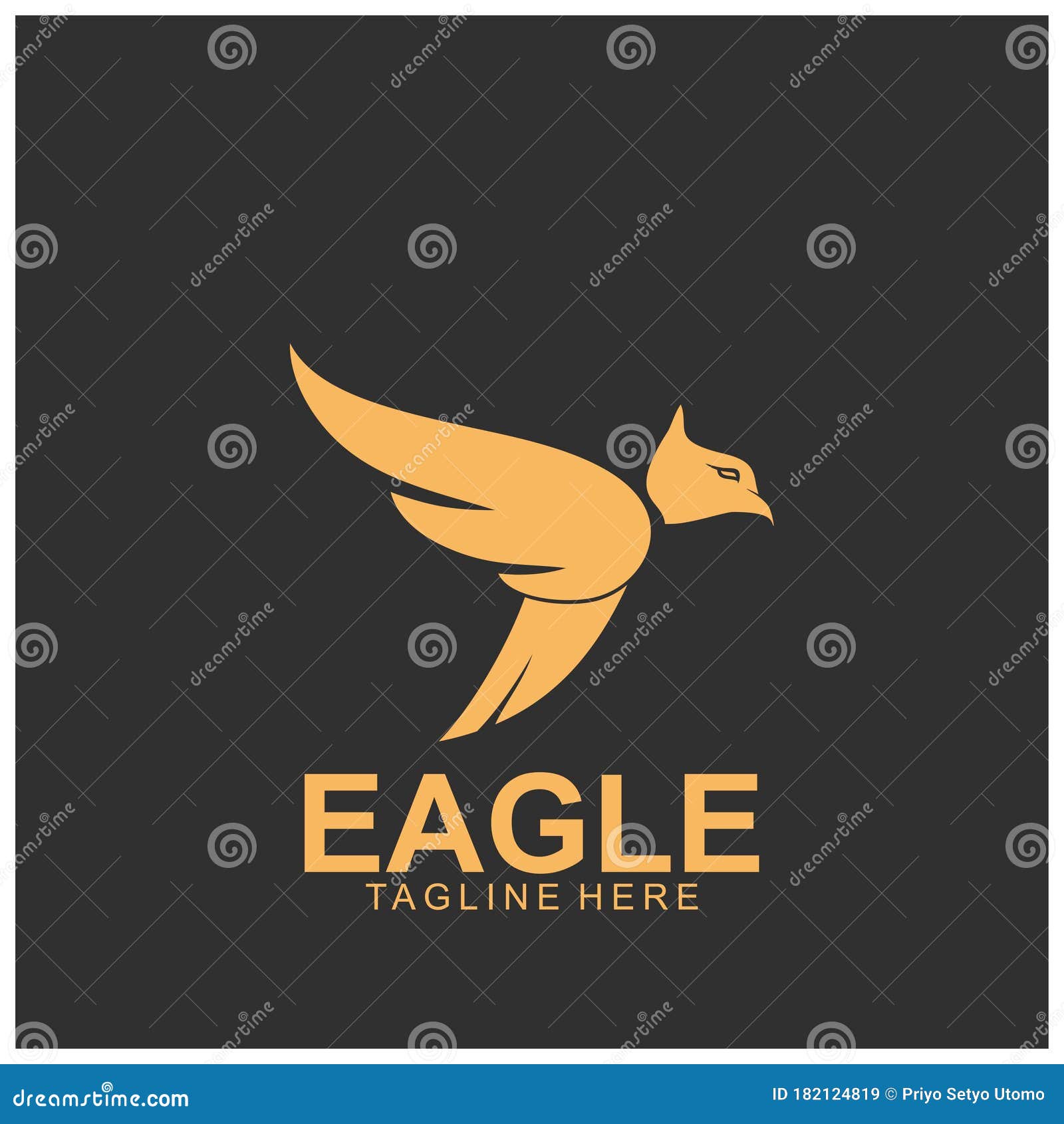 Eagle Logo with Modern Concept Stock Vector - Illustration of icon ...
