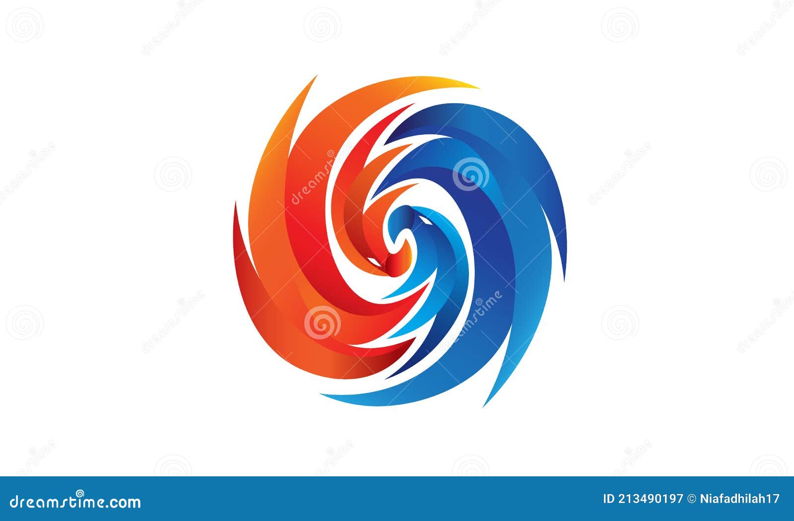 Eagle Logo with Red and Blue Combination Stock Vector - Illustration of ...