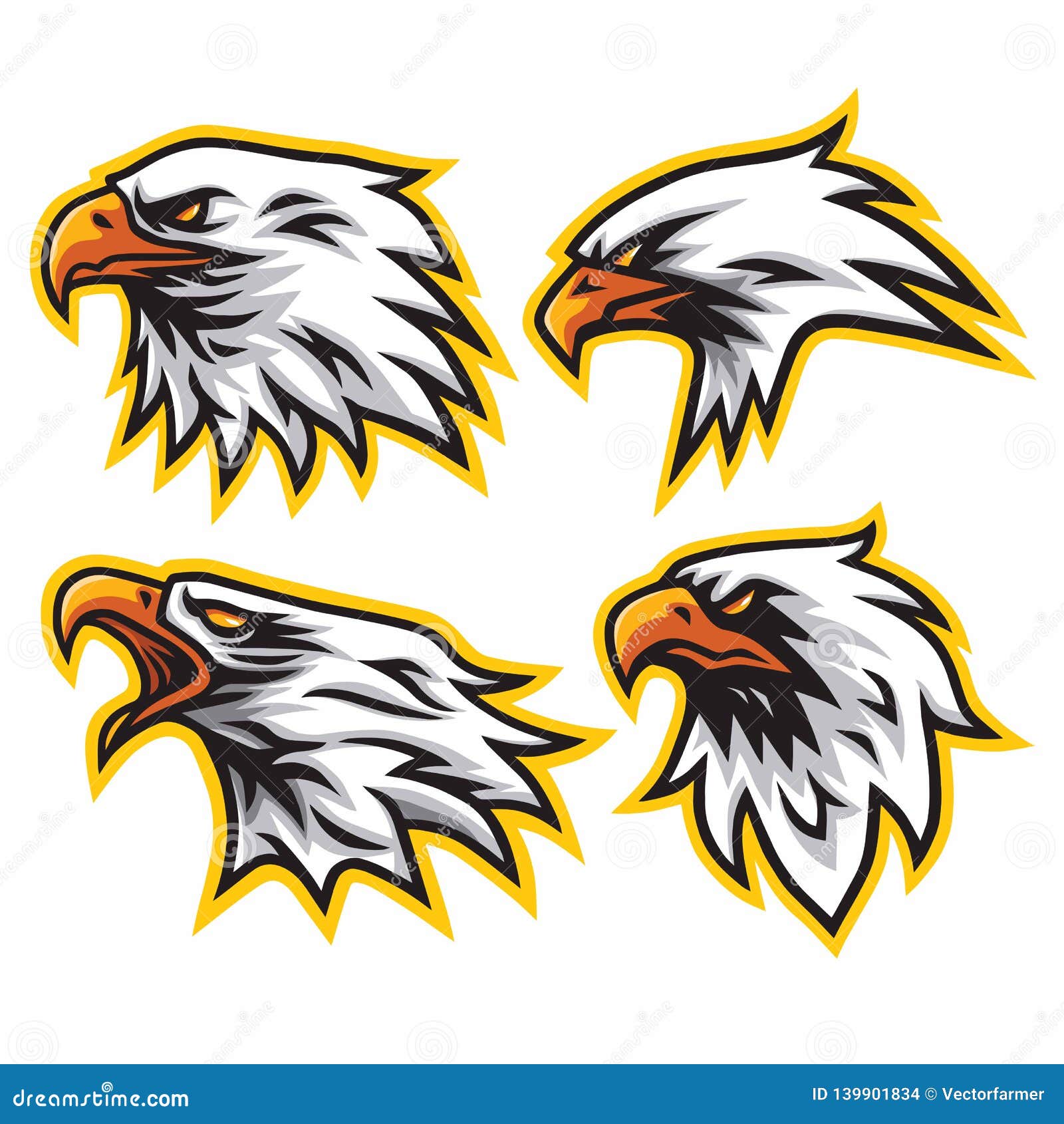 Eagle Logo Set Stock Illustrations – 9,429 Eagle Logo Set Stock ...