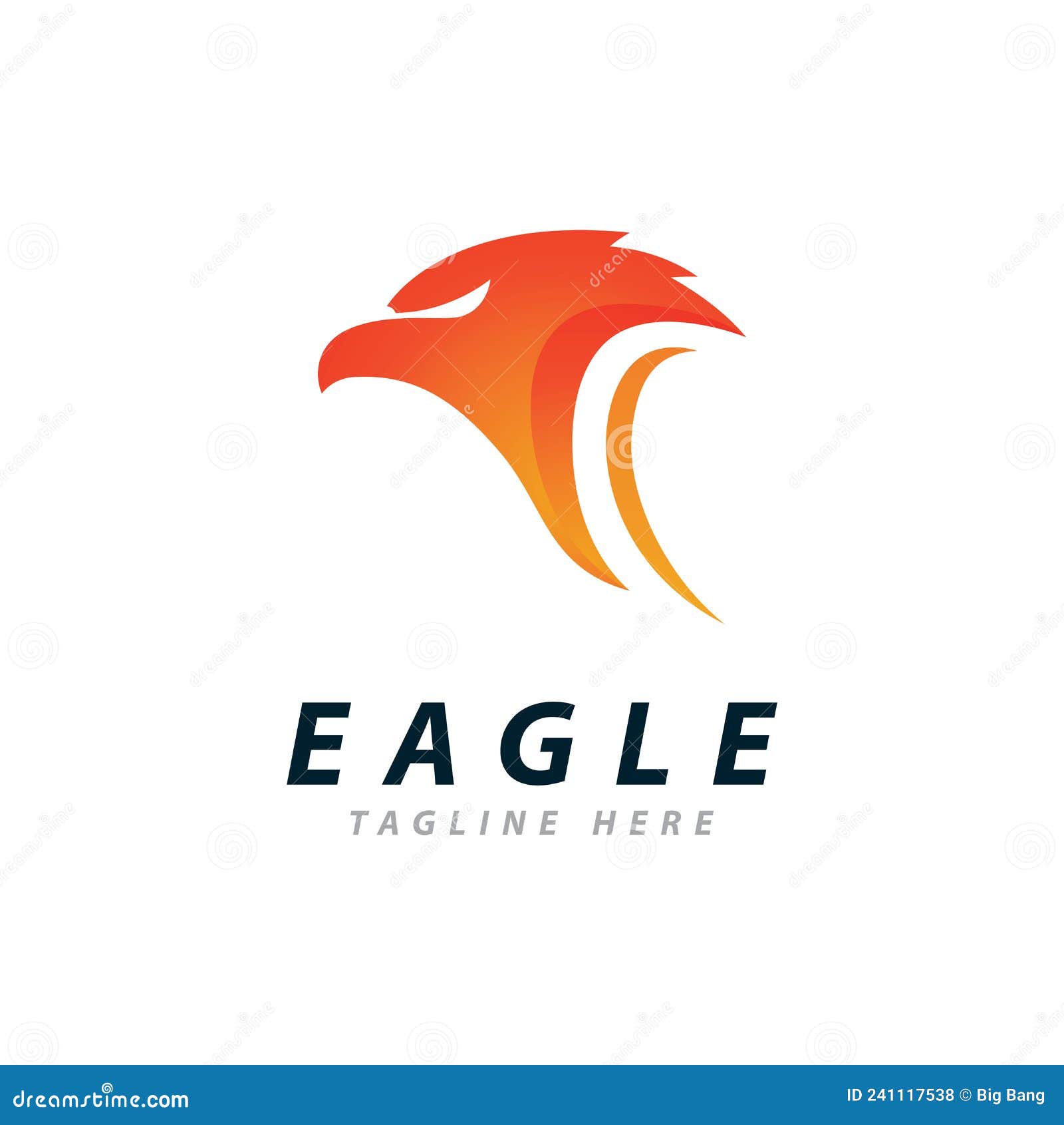 Eagle Logo Vector, Creative Eagle Icon Template Illustration Stock ...