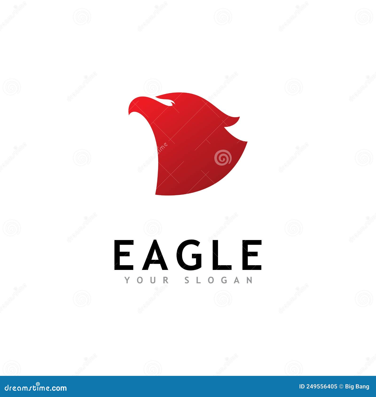 Eagle Logo Vector, Creative Eagle Icon Template Illustration Stock ...