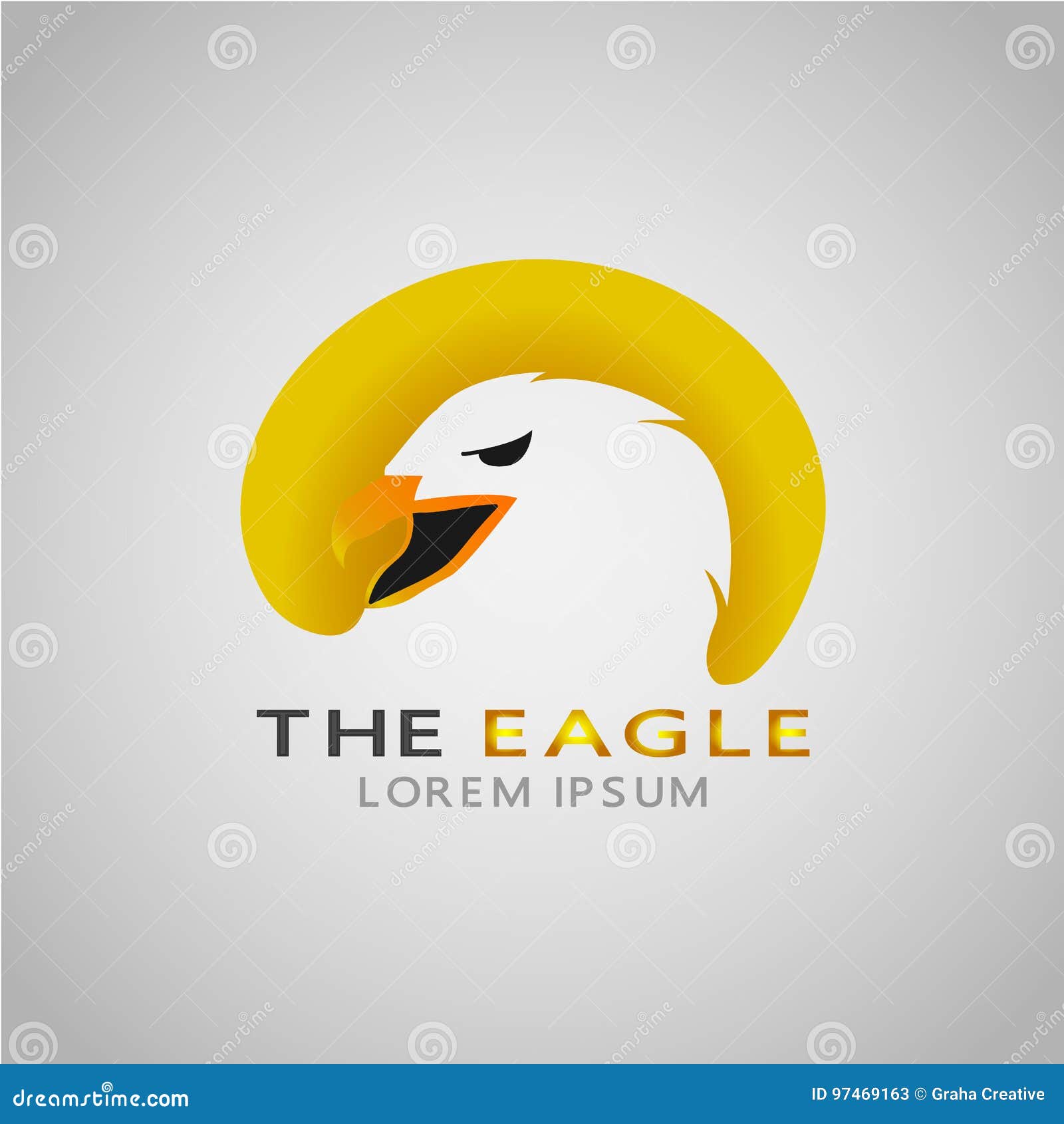 The EAGLE LOREM IPSUM 2017 7 Stock Illustration - Illustration of ...