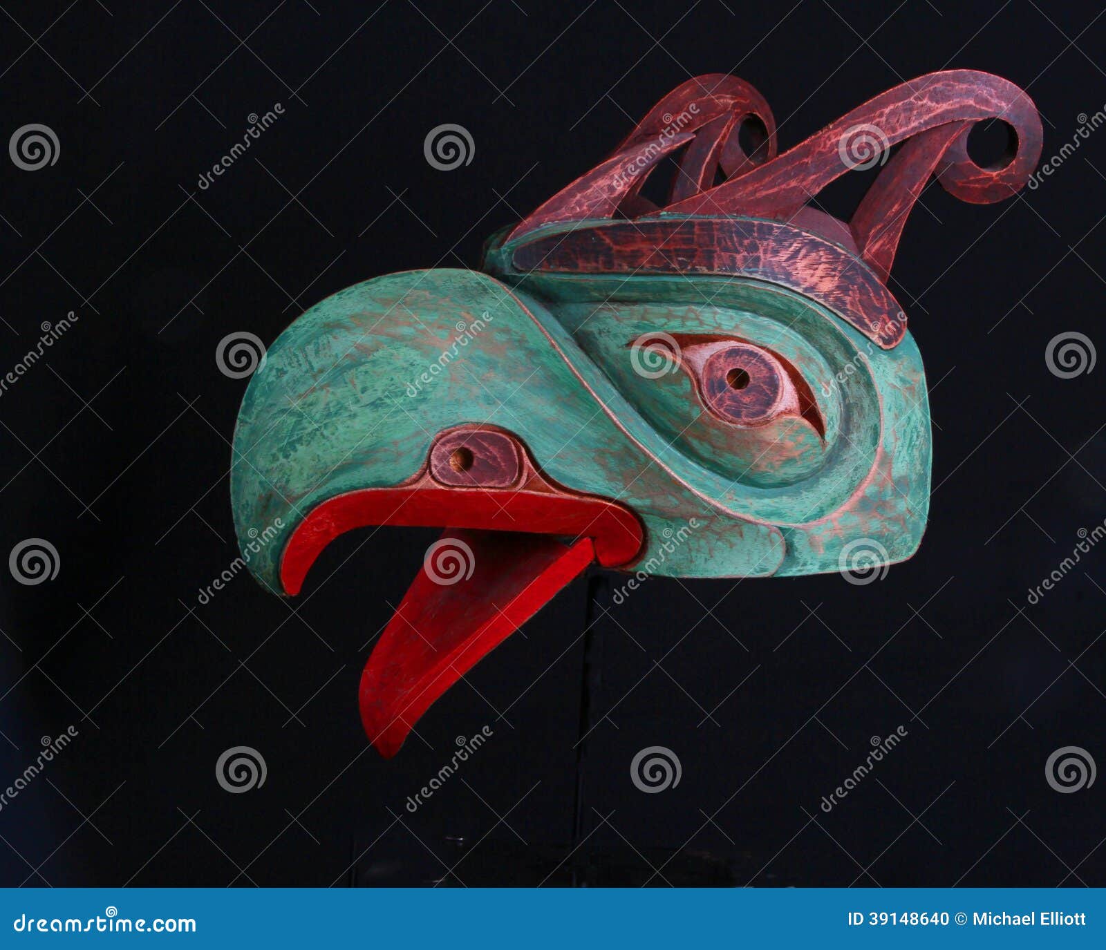Eagle Mask stock photo. Image of canada, coastal, green - 39148640