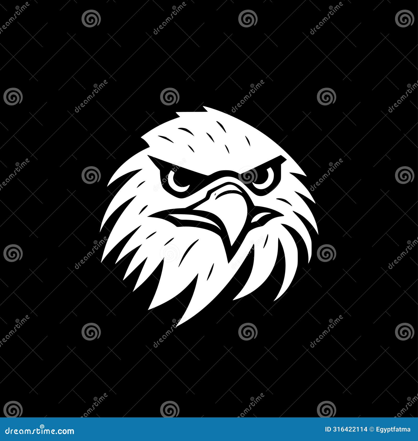 Eagle - Minimalist and Simple Silhouette - Vector Illustration Stock ...