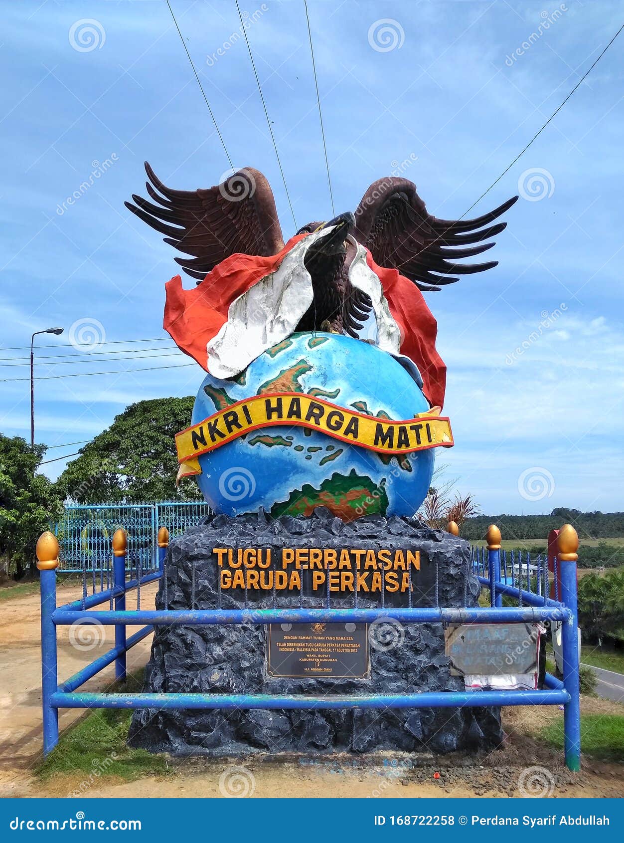 This is an Garuda Monument on Sebatik Island, Indonesia Editorial Stock ...