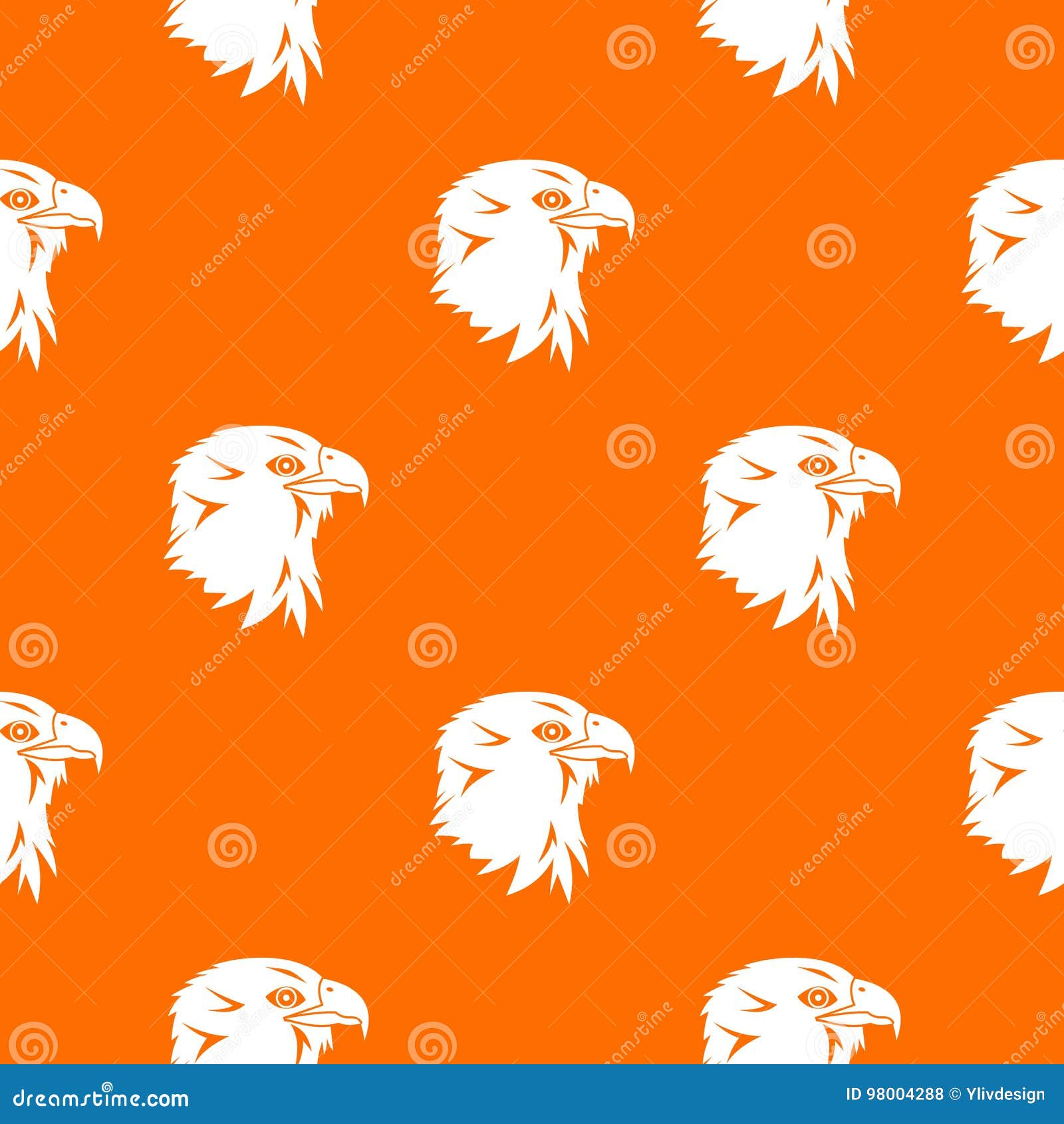 Eagle pattern seamless stock vector. Illustration of bird - 98004288