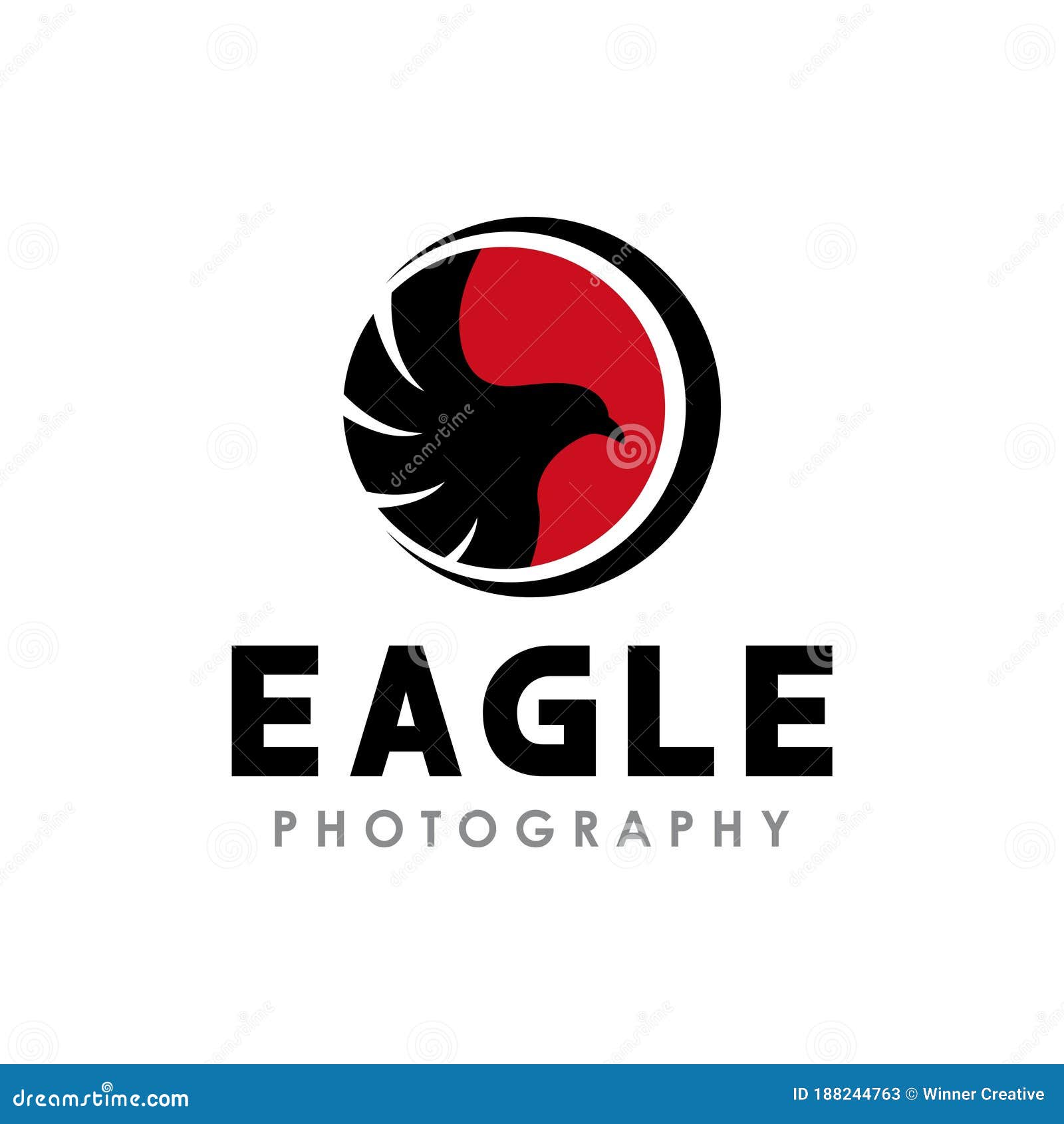 Eagle Photography Logo. Eagle Drone Camera Logo Design Stock Vector ...