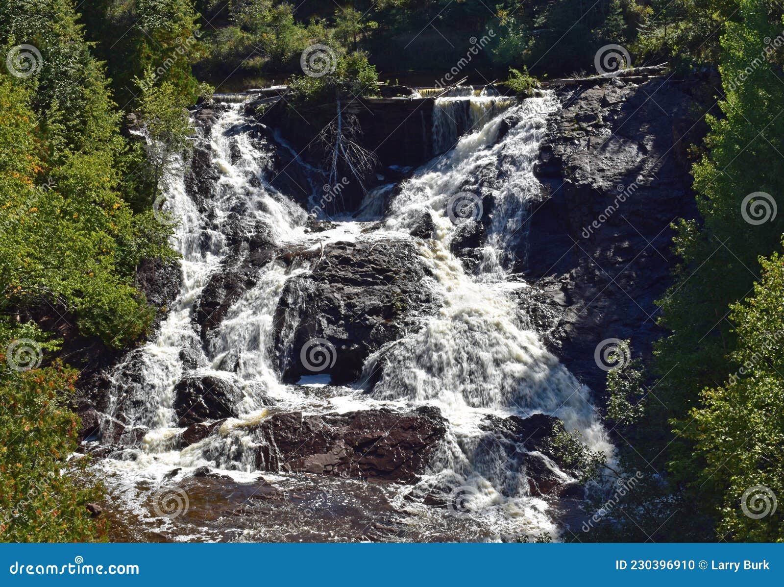 Eagle River Falls Waterfall Stock Photo - Image of eagle ...