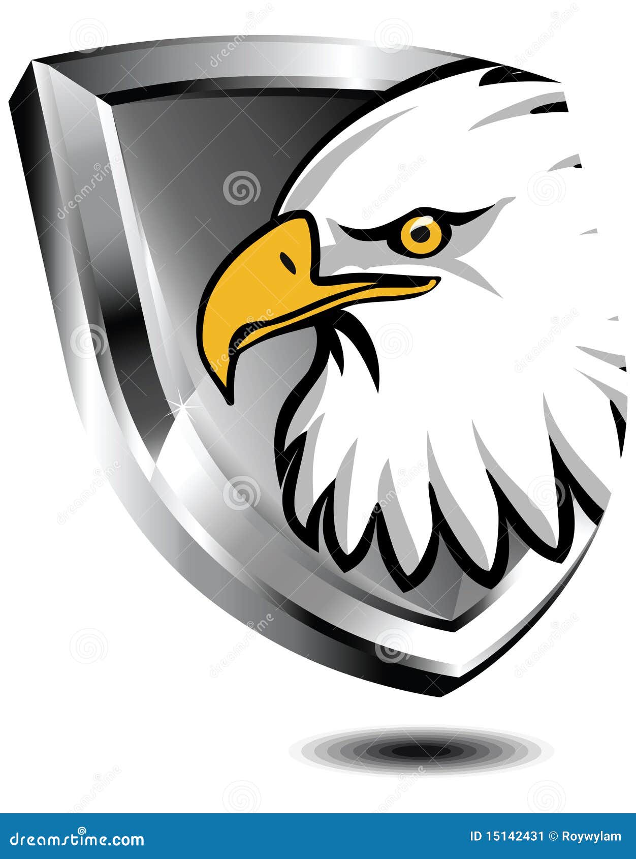 Eagle Shield stock vector. Illustration of concept, business - 15142431