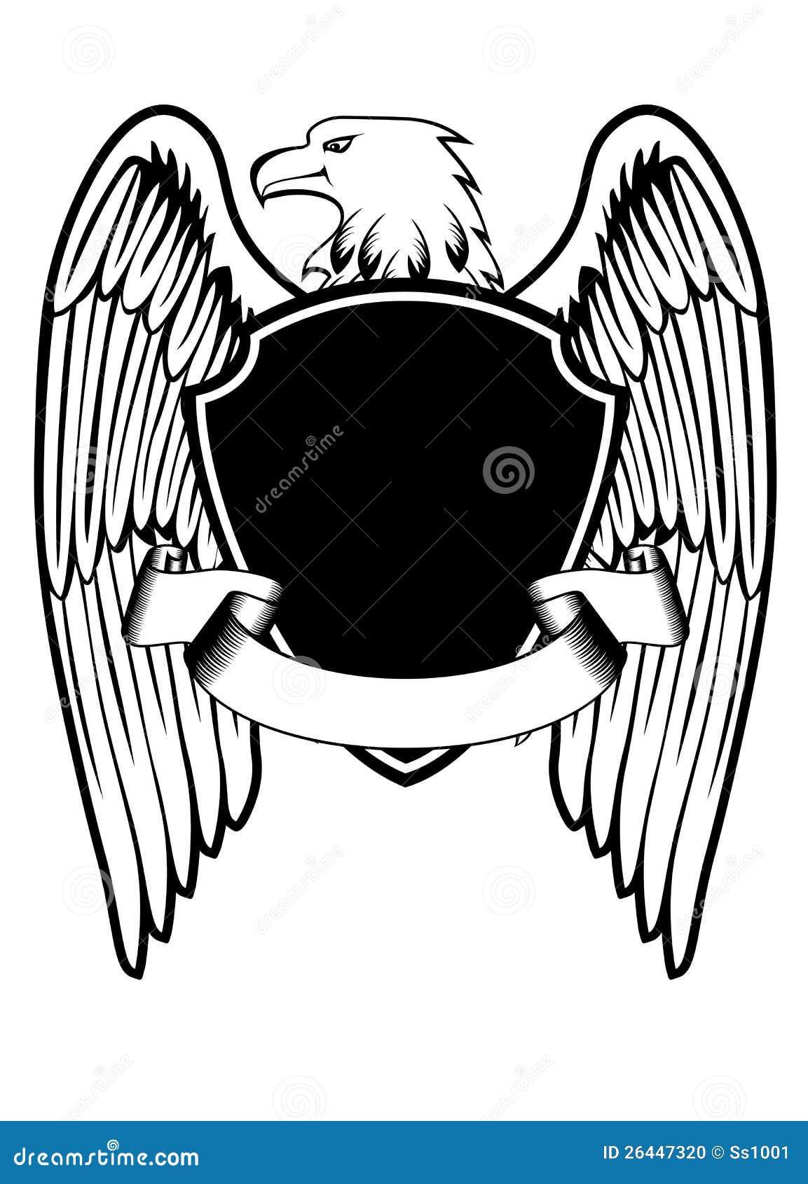 Eagle Shield Stock Photo - Image: 26447320