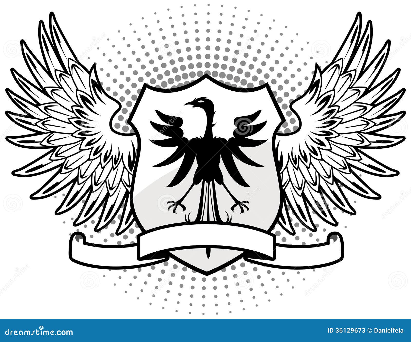 Eagle Shield Logo Vector Design With Concept Of Security Guard And ...