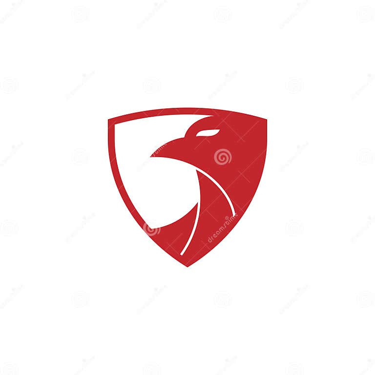 Eagle Shield Icon Design Template Illustration Isolated Stock Vector ...
