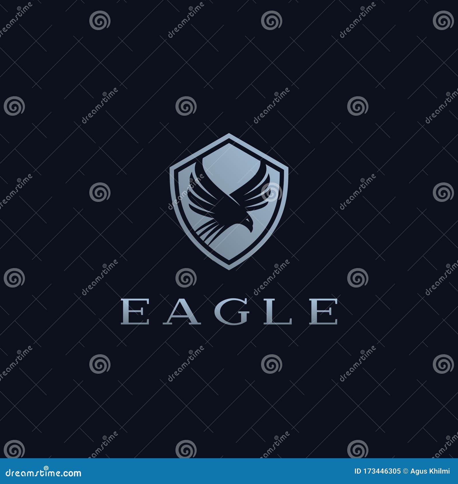 Eagle shield logo stock illustration. Illustration of mascot - 173446305