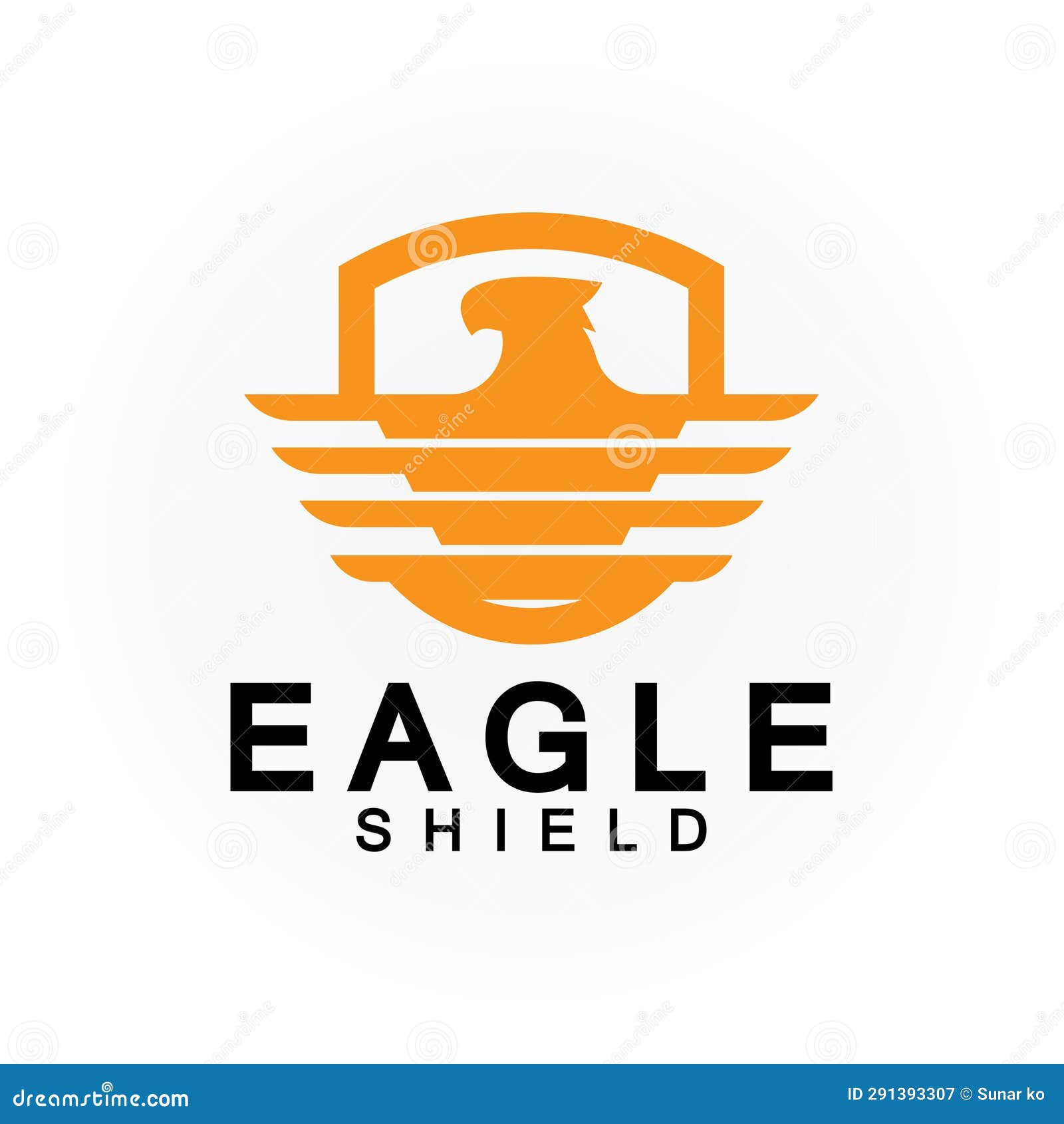 Eagle Shield Logo Design, Hawk Head Vector Emblem Logo Element, Bird ...
