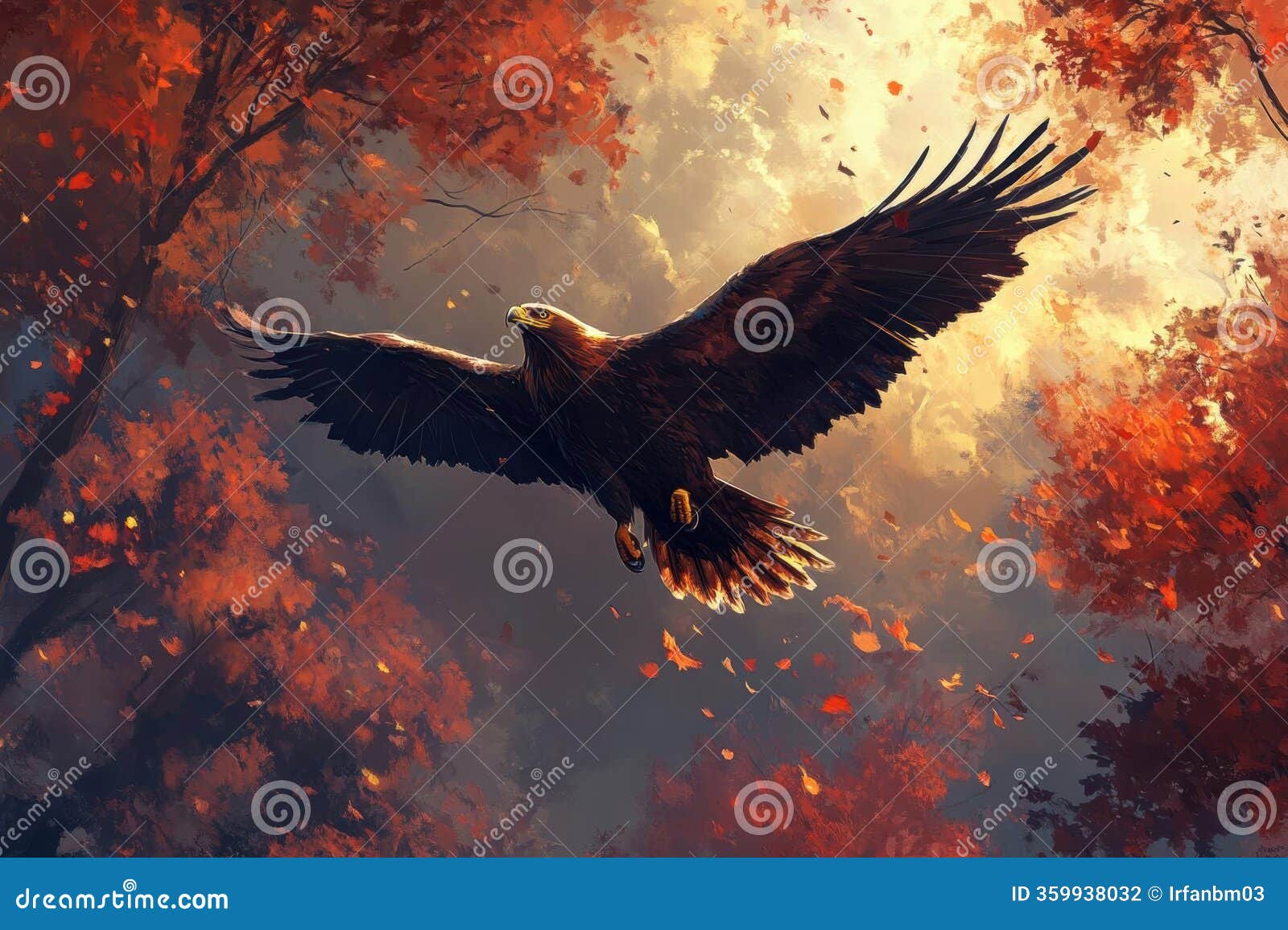 Majestic Flight Of The Bald Eagle: A Stunning Shot Of This Iconic Bird ...