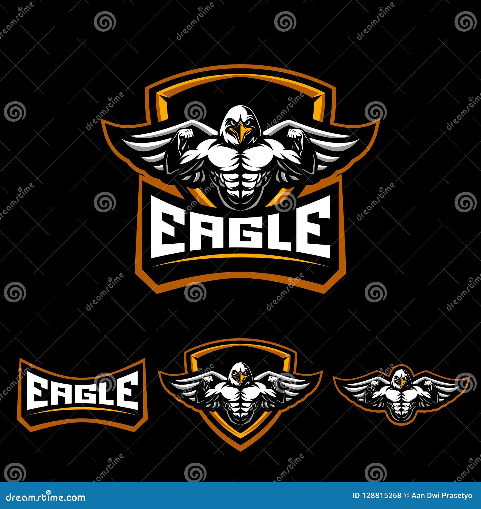 Eagle sport logo stock illustration. Illustration of beauty - 128815268