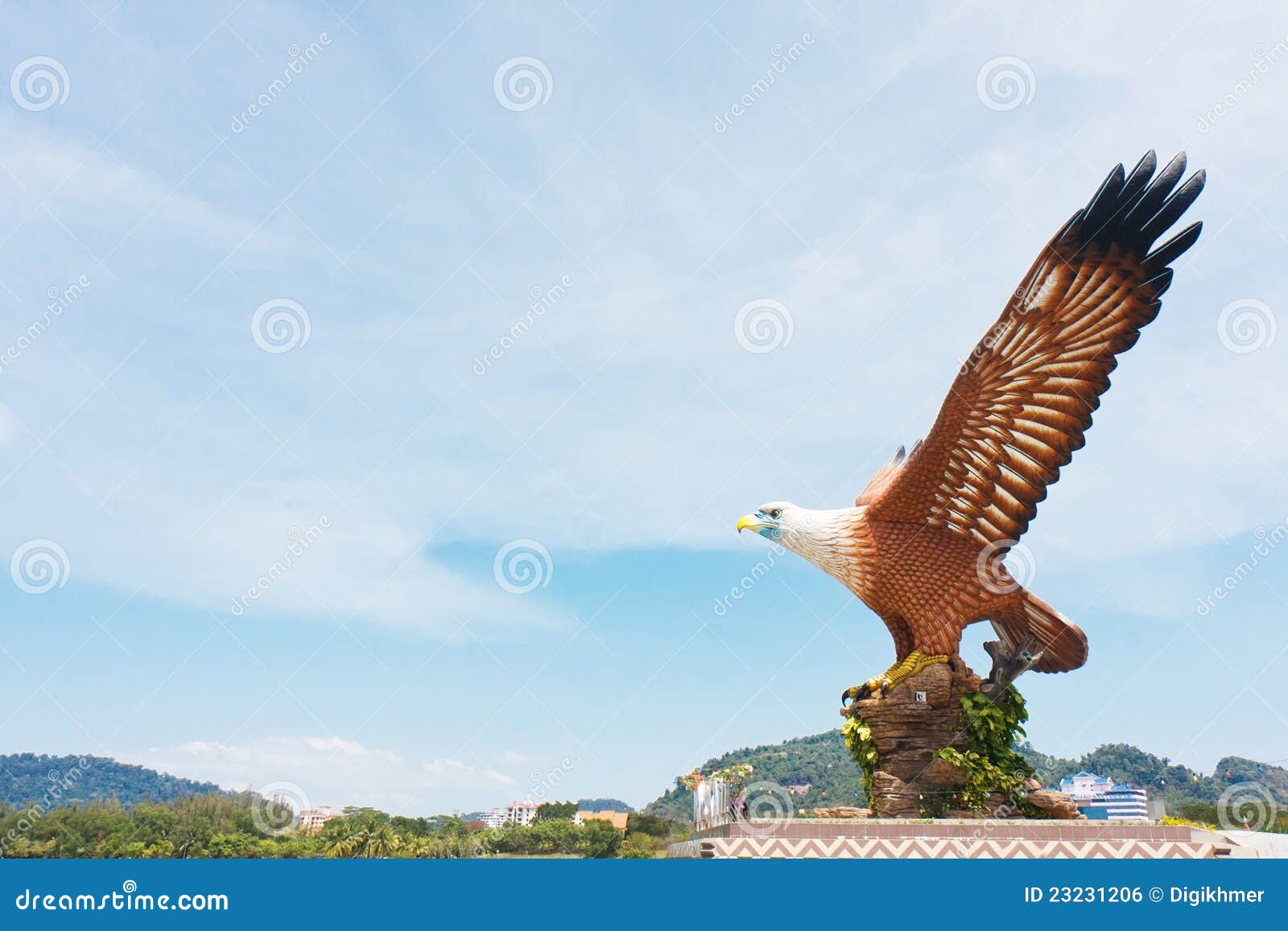 Eagle Square Langkawi stock photo. Image of decoration - 23231206