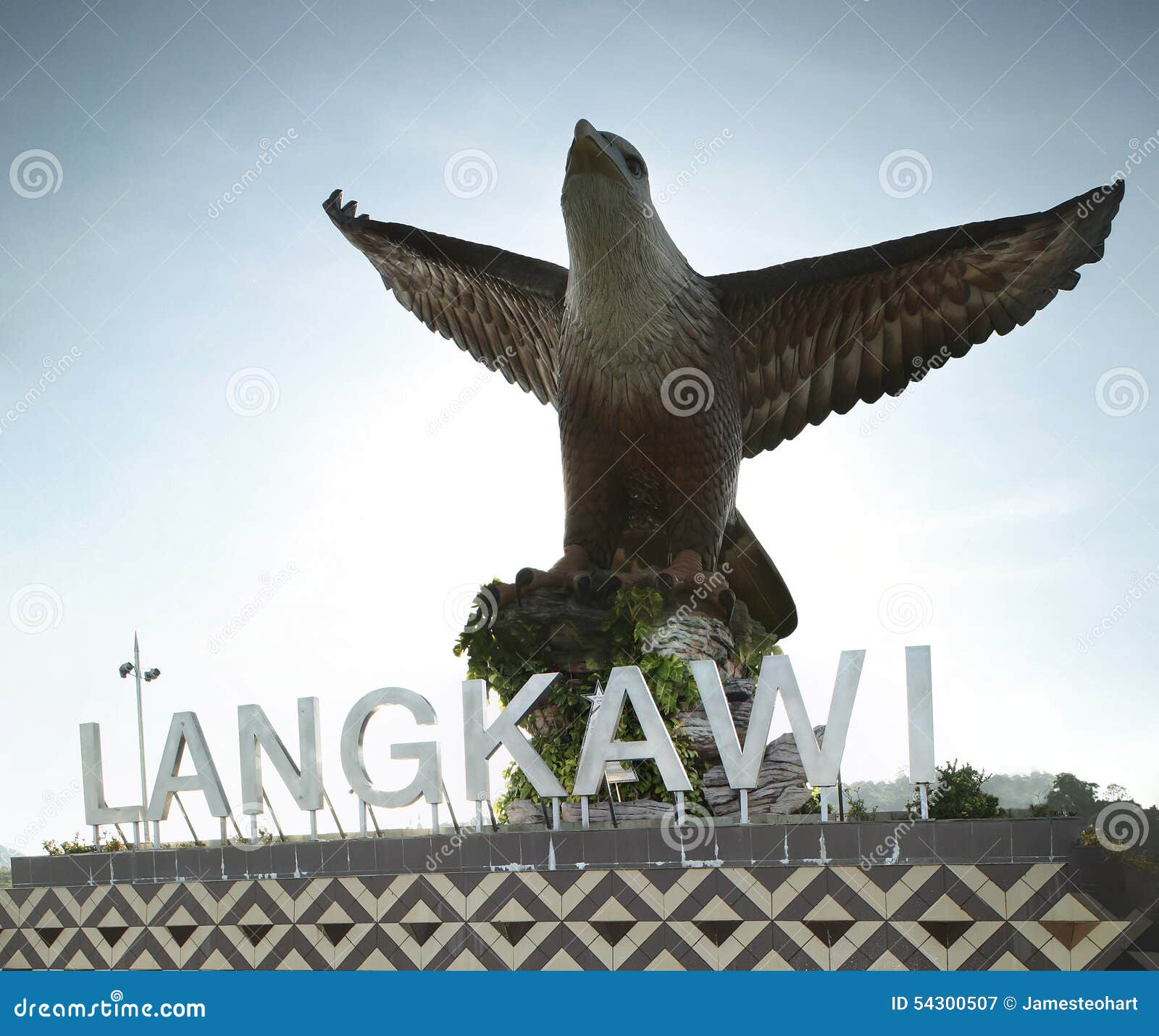 Eagle Square in Langkawi stock image. Image of tourism - 54300507