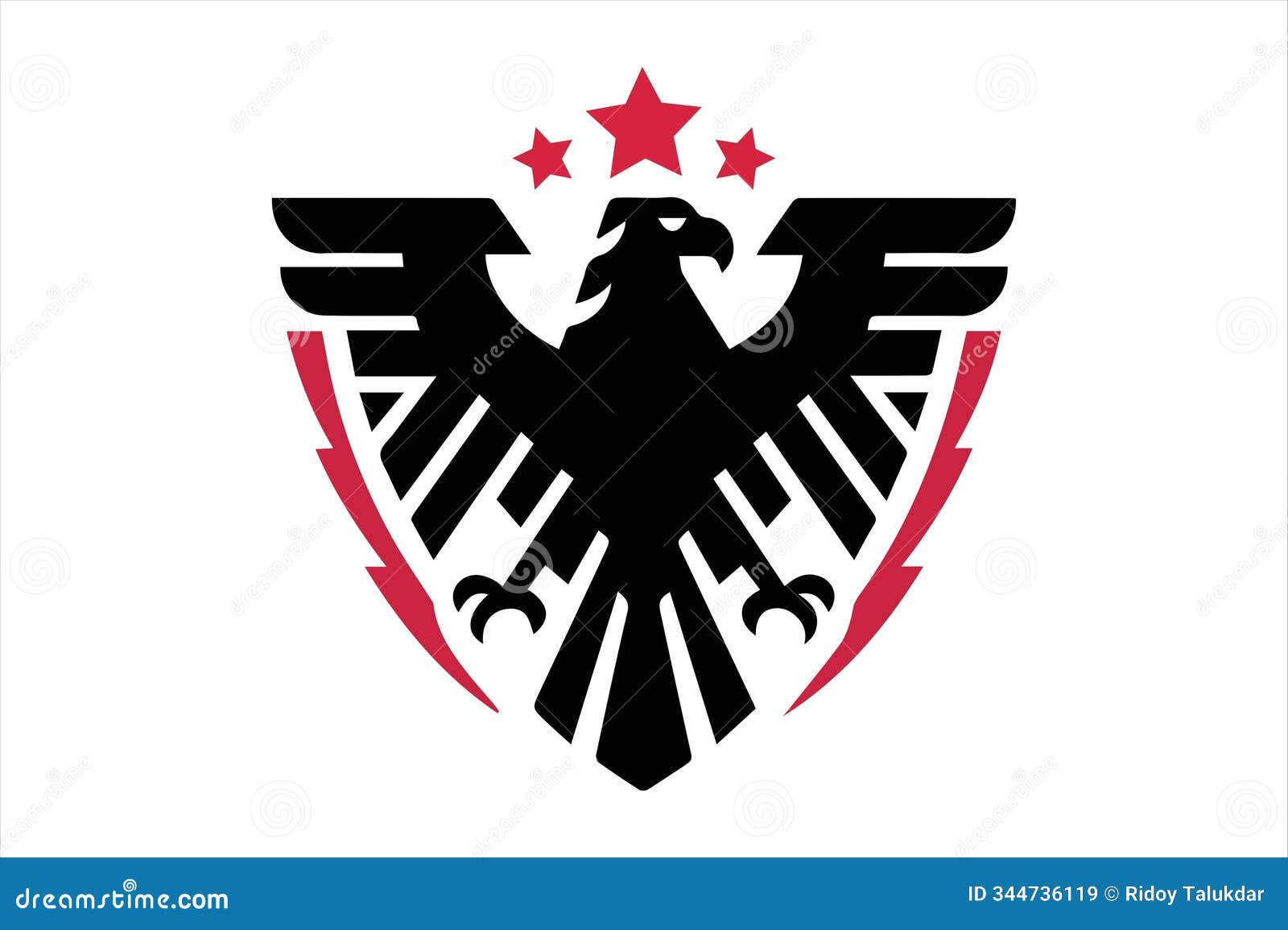 Eagle Star Shield Logo Military, Tactical, Veterana Vector Design Stock ...
