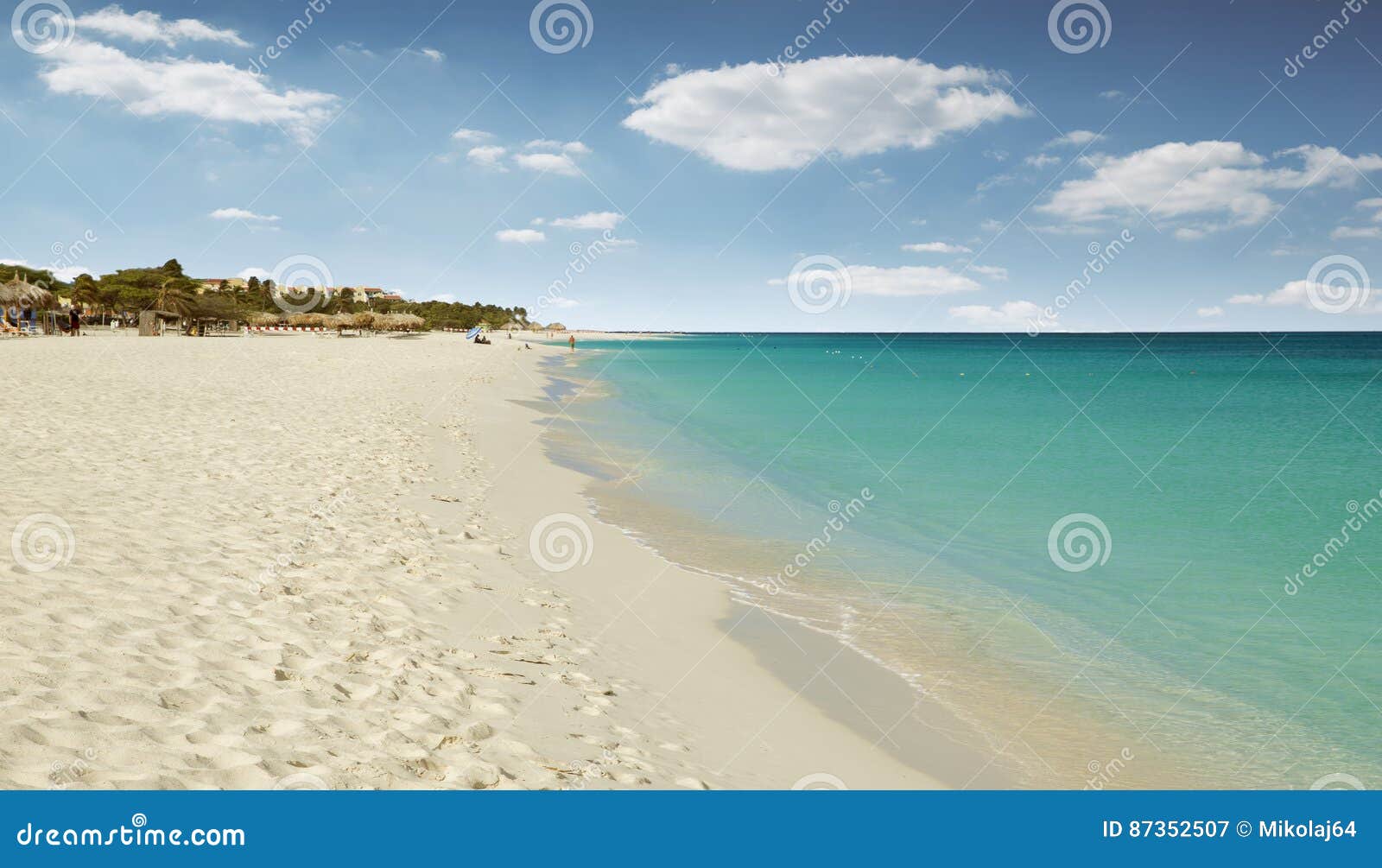Eagle-Strand Auf Aruba-Insel Stockbild - Bild von insel, aruba: 87352507