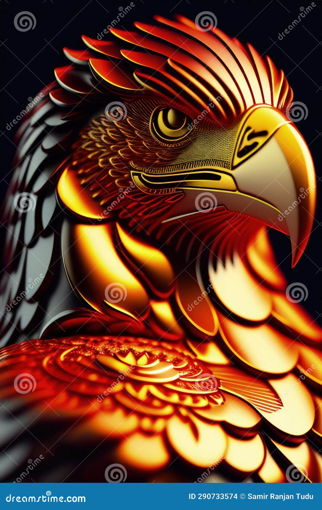 Eagle, Sun, and Roses are Hyper-detailed, Ultra-sharp, Highly-detailed ...